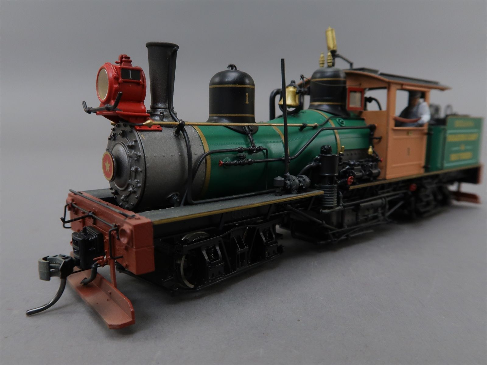 Sn3 Brass Model - P-B-L Roaring Camp & Big Trees 2-Truck Shay 37 Ton ...