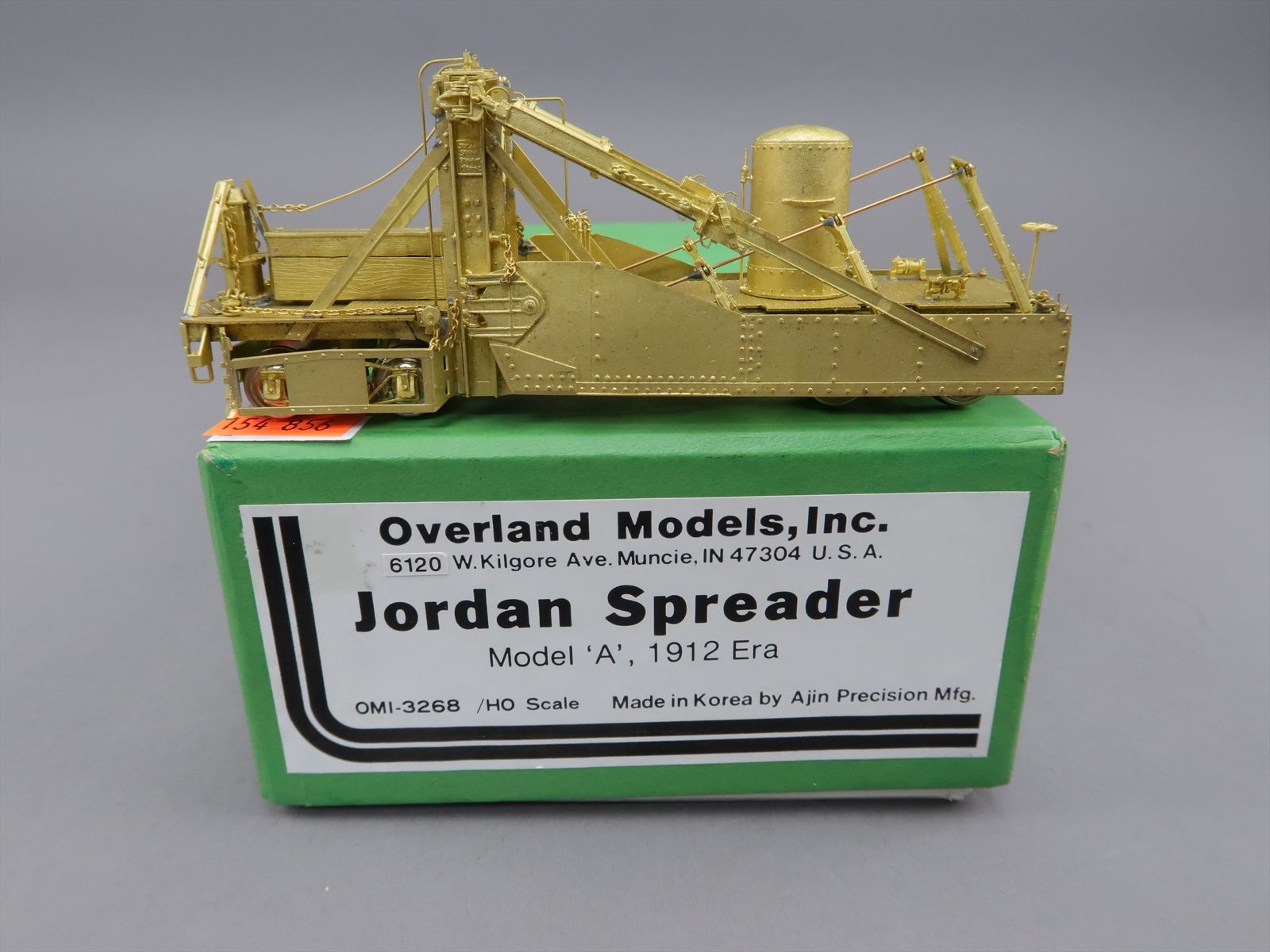 HO Brass Model - OMI 3268 Model A Jordan Spreader 1912 Era - Unpainted ...
