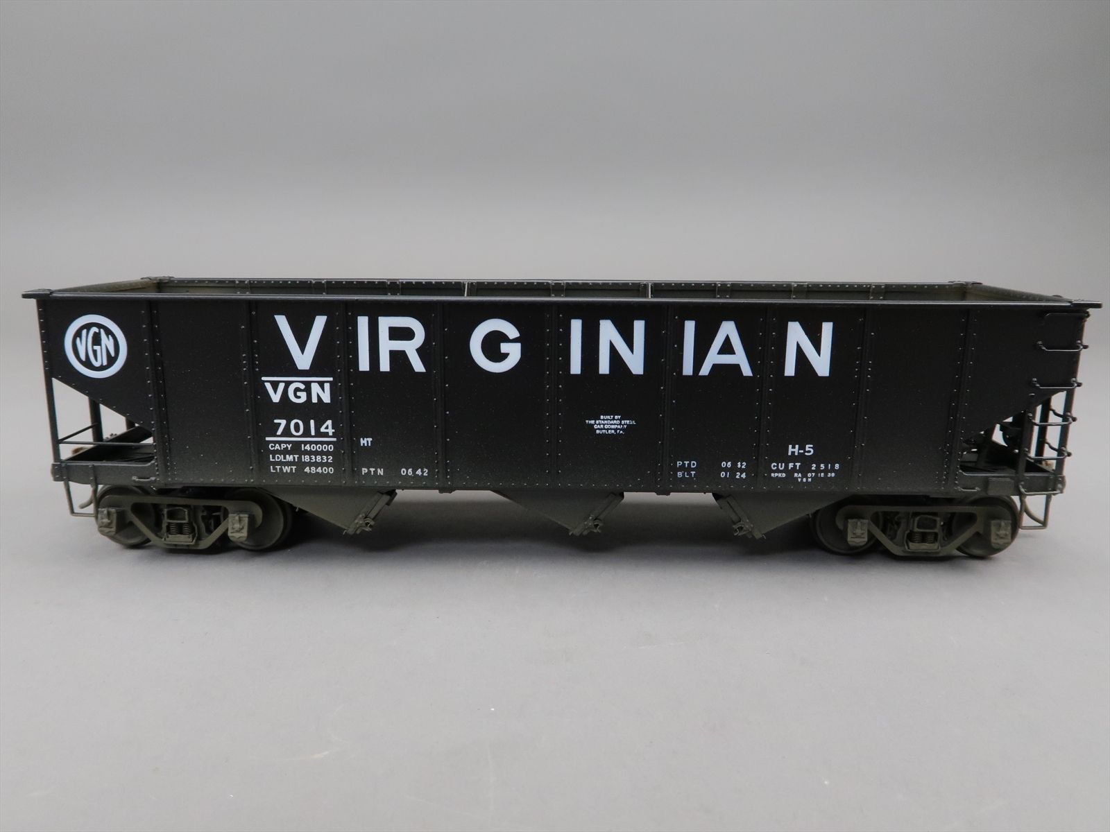 O Brass Model - RYM Yoder 2123538 VGN Virginian USRA 70 Ton Triple ...