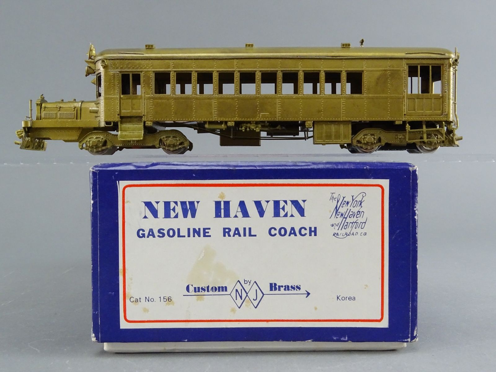 HO Brass Model - NJCB 156 NH New Haven Gas Gasoline Rail Coach ...