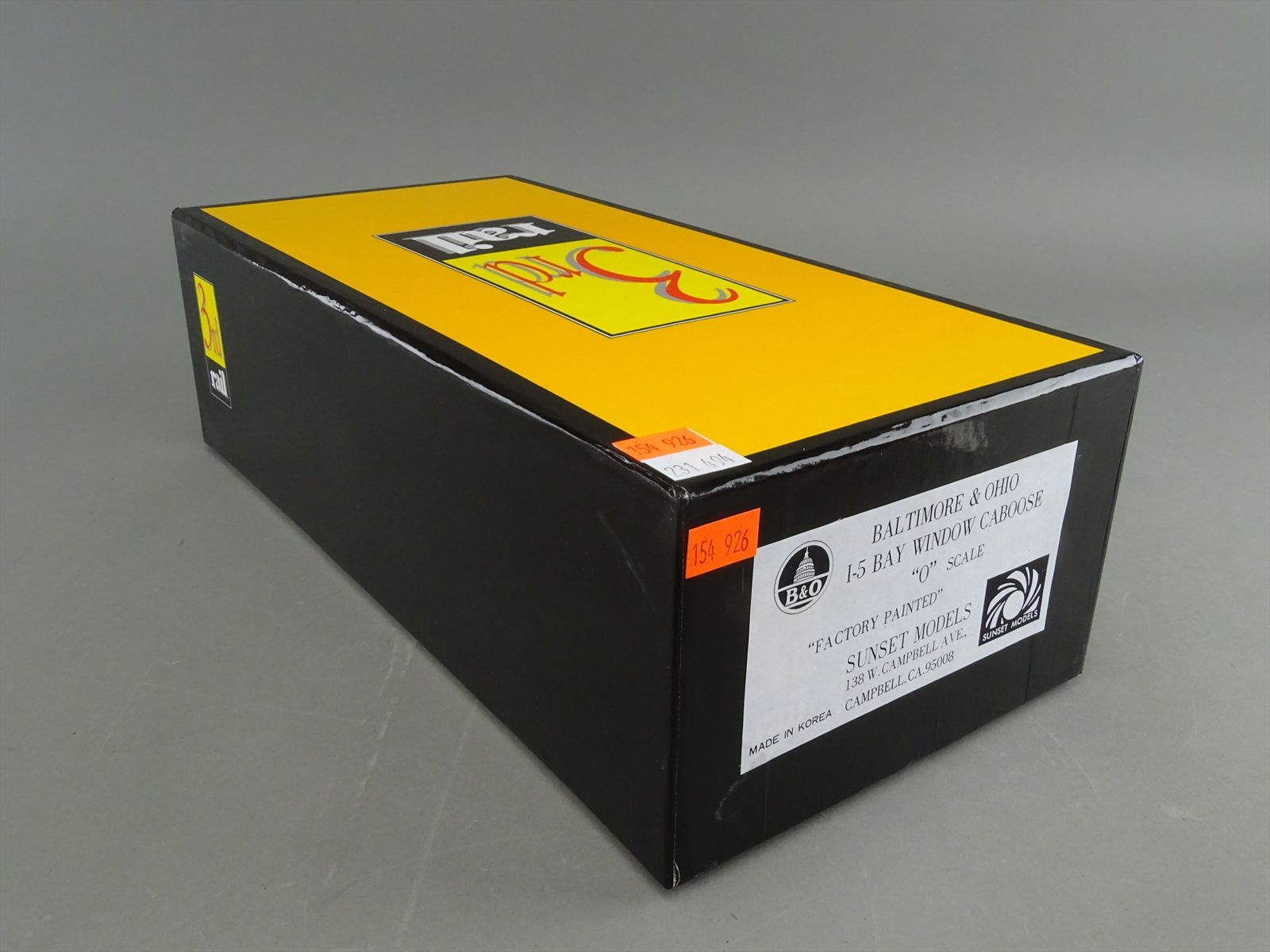 O Brass Model - SS Sunset B&O Baltimore & Ohio I-5 Bay Window Caboose # ...