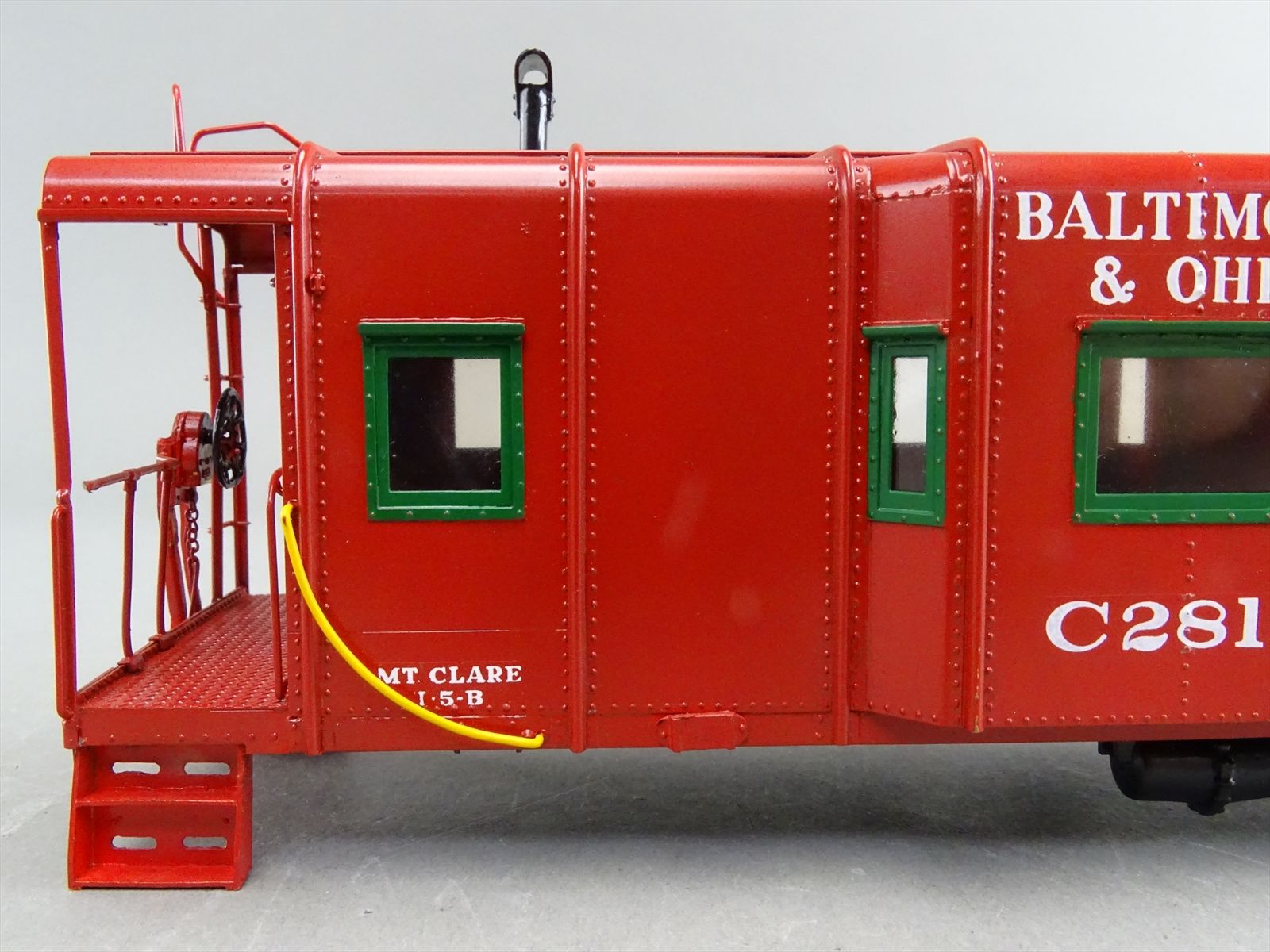 O Brass Model - SS Sunset B&O Baltimore & Ohio I-5 Bay Window Caboose # ...