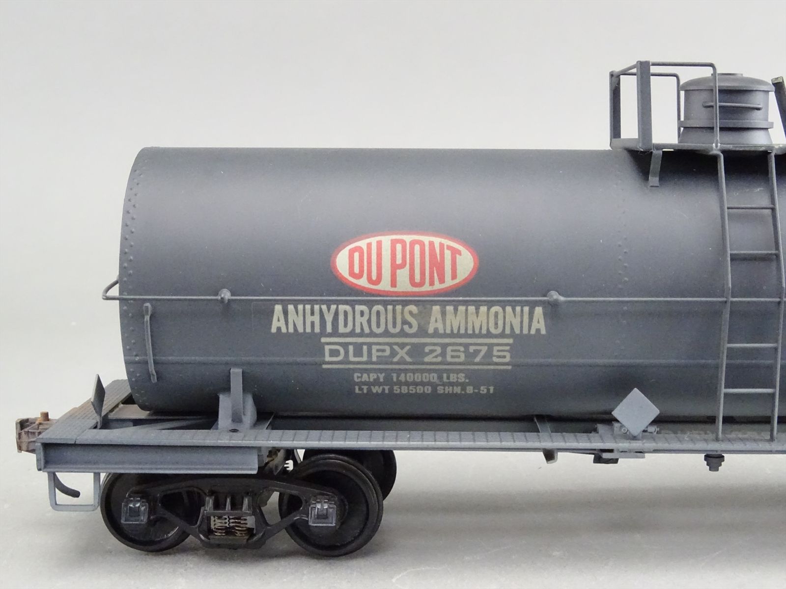 O Brass Model - USH US Hobbies 305 DUPX Dupont 10,000 Gallon Chemical Tank Car #2675 - Custom ...