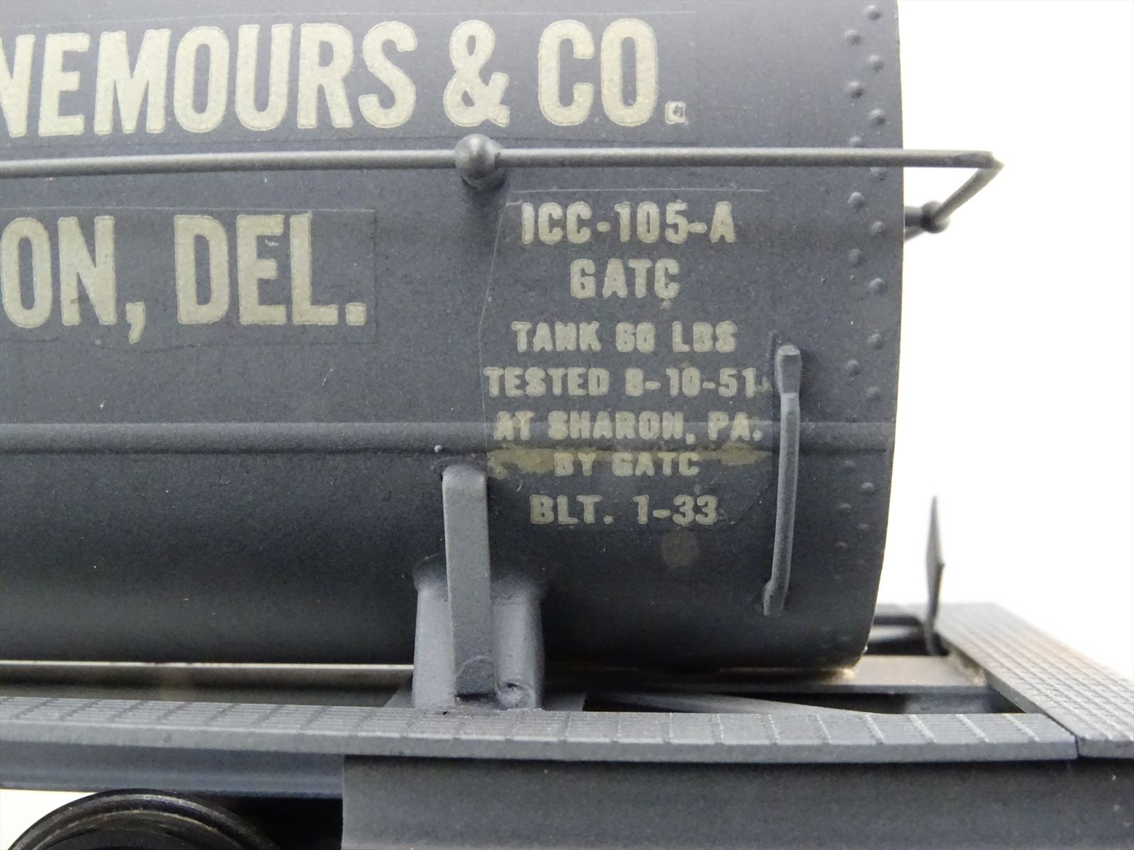 O Brass Model - USH US Hobbies 305 DUPX Dupont 10,000 Gallon Chemical ...