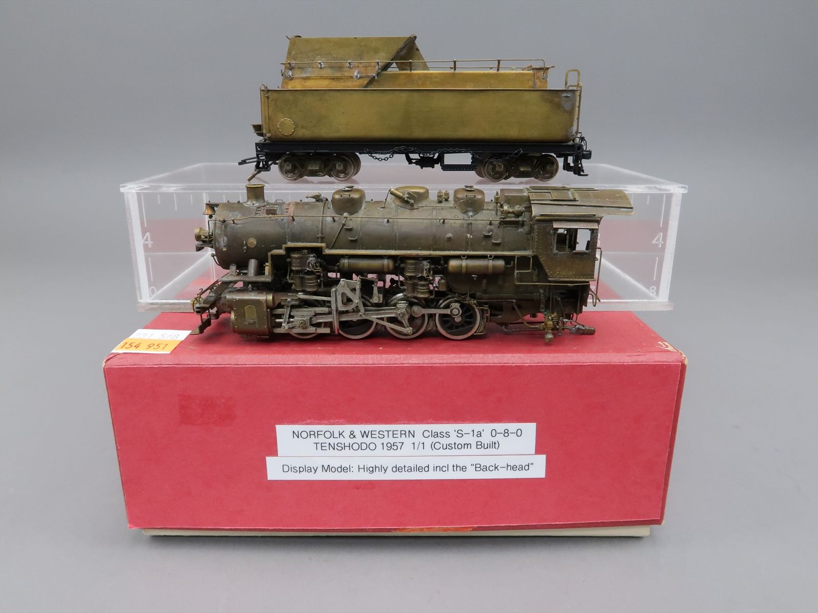 HO Brass Model - Handbuilt N&W Norfolk & Western S-1a 0-8-0 - Tenshodo ...