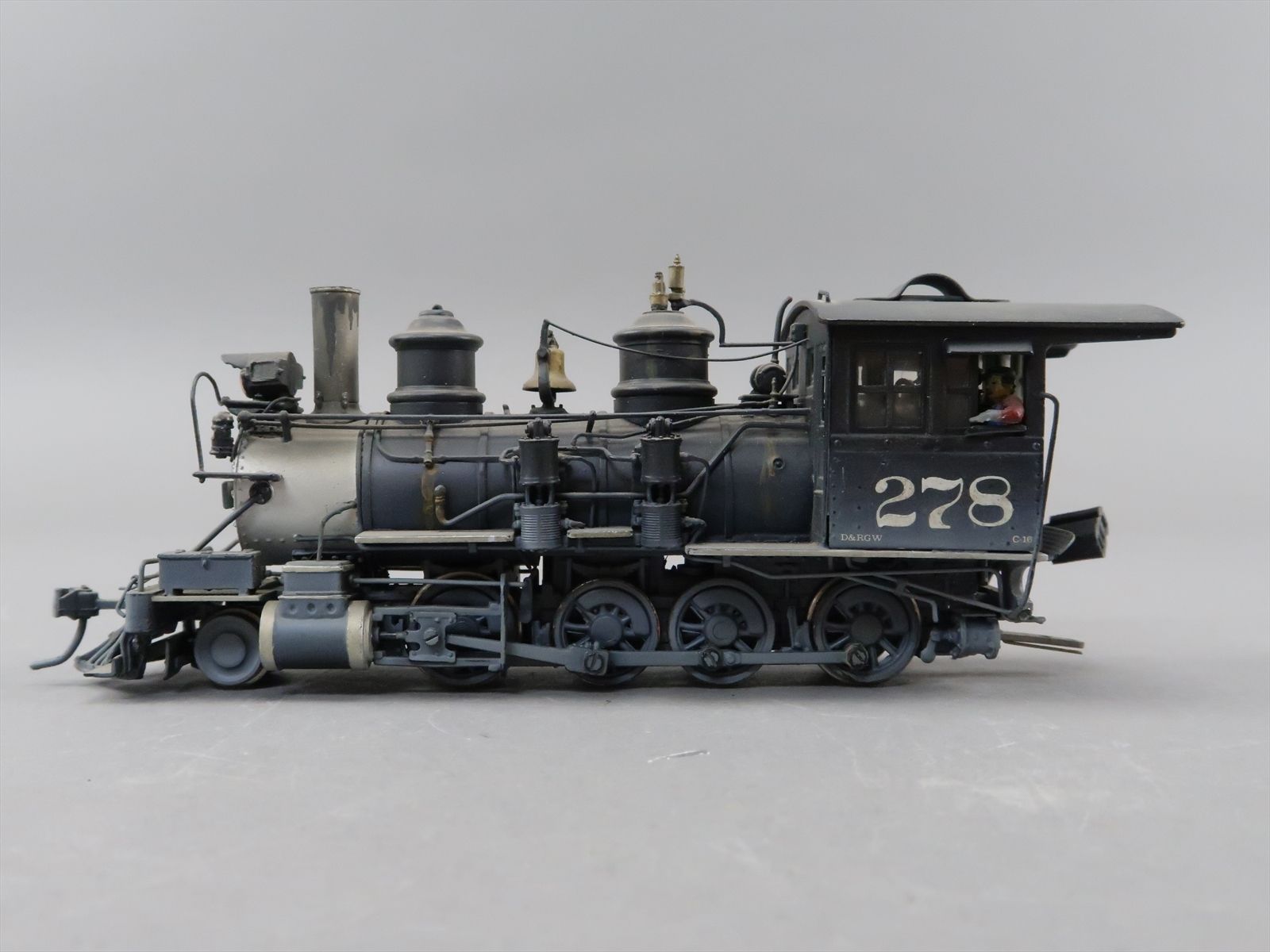 Sn3 Brass Model - Tomalco D&RGW Rio Grande C-16 2-8-0 #278 - Custom ...