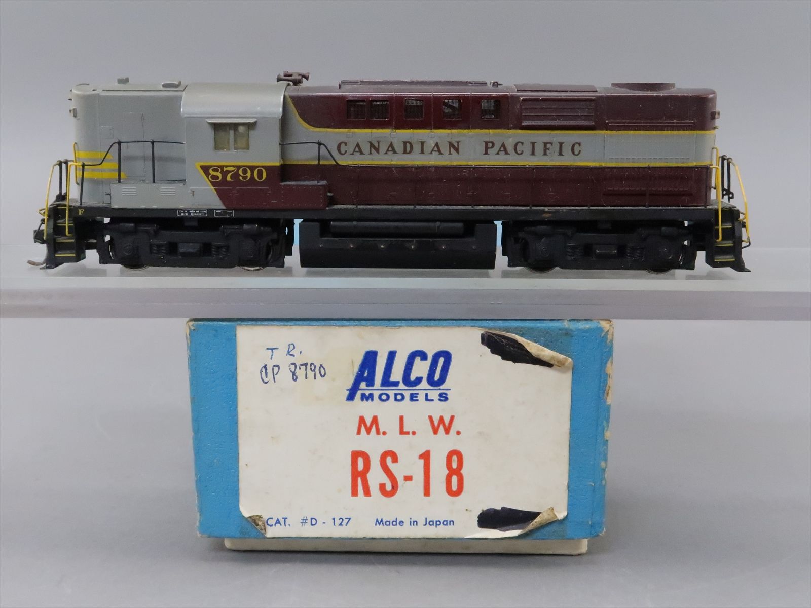 HO Brass Model - ALCO D-127 MLW RS-18 as CP Canadian Pacific #8790 - Custom - Kumata