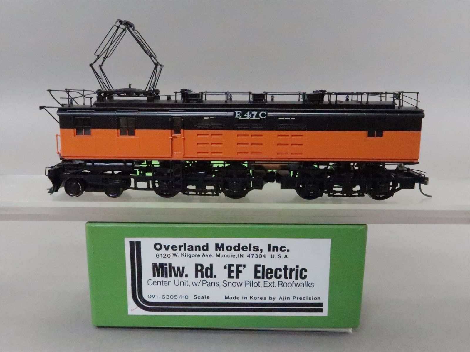 HO Brass Model - OMI 6305 Milwaukee Road EF Electric Center Unit w ...