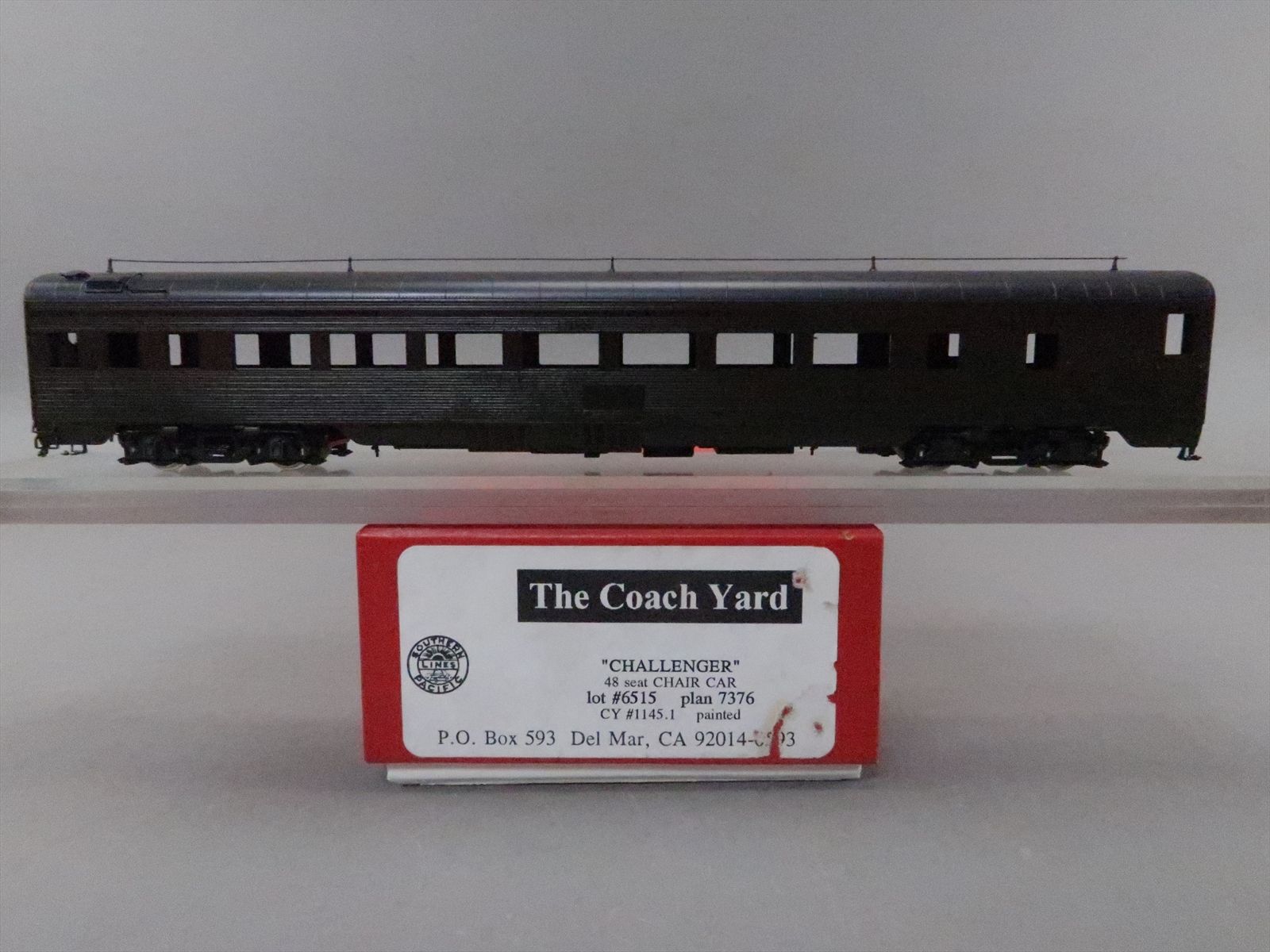 HO Brass Model - TCY 1145.1 SP Southern Pacific 48 Seat Coach The ...