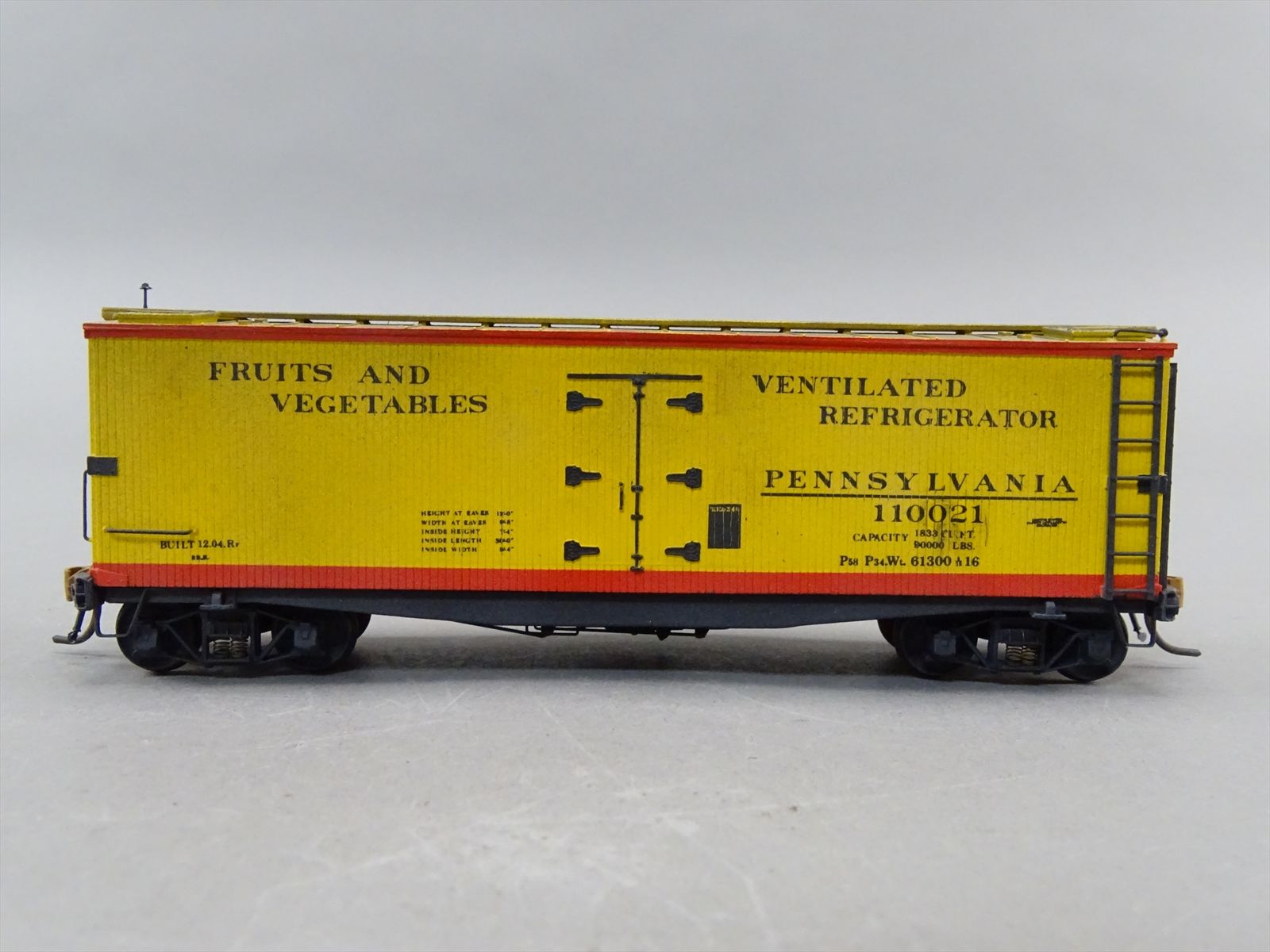 HO Plastic / Resin - PRR Pennsylvania Reefer #110021 - Custom ...