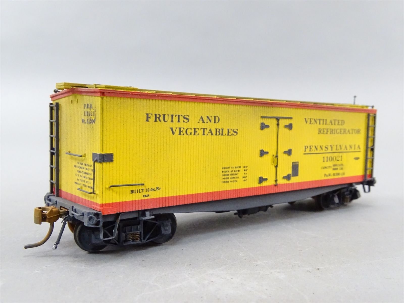 HO Plastic / Resin - PRR Pennsylvania Reefer #110021 - Custom ...