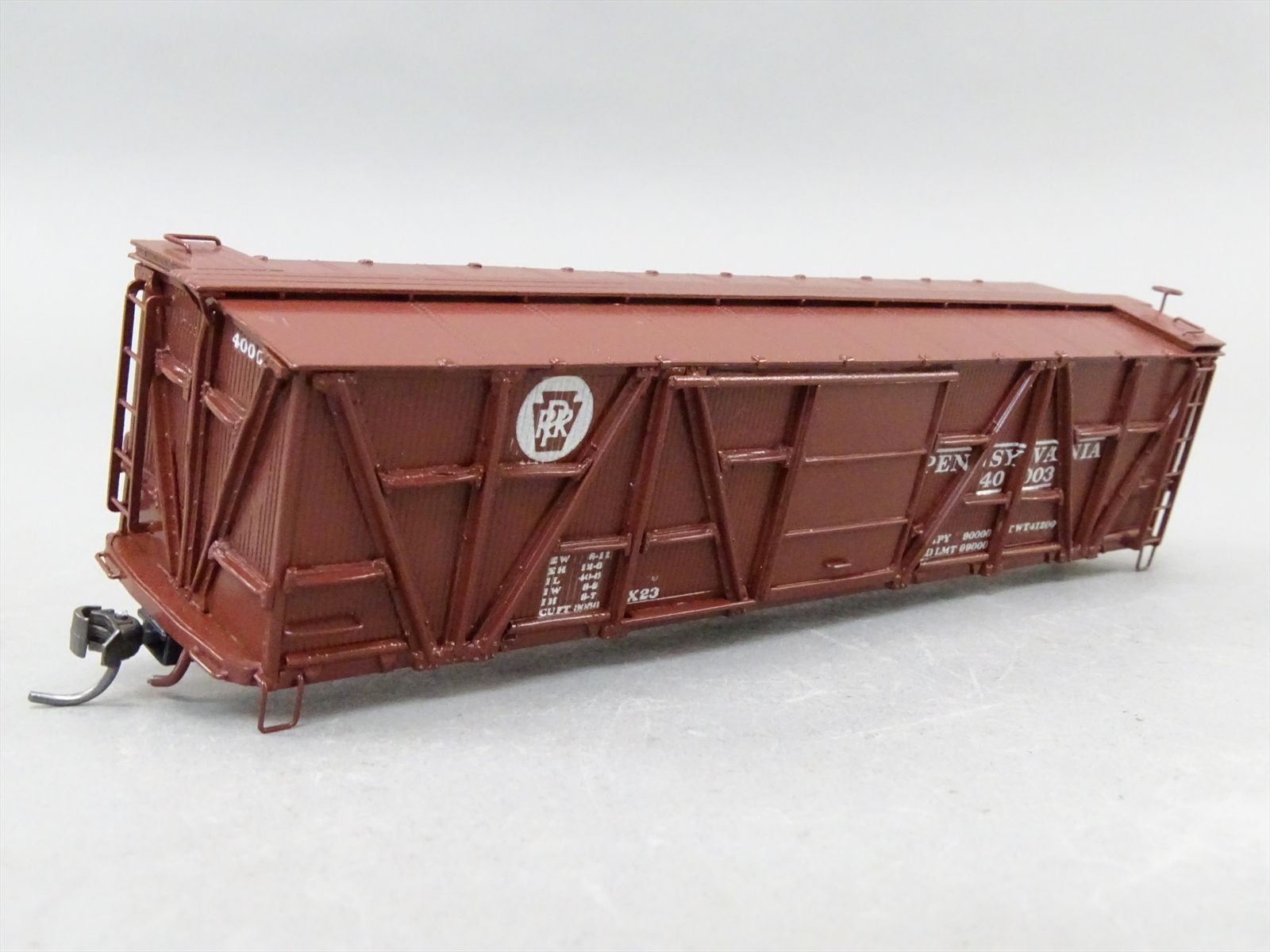 HO Brass Model - NJCB RS-607 PRR Pennsylvania X-23 Outside Braced Wood ...