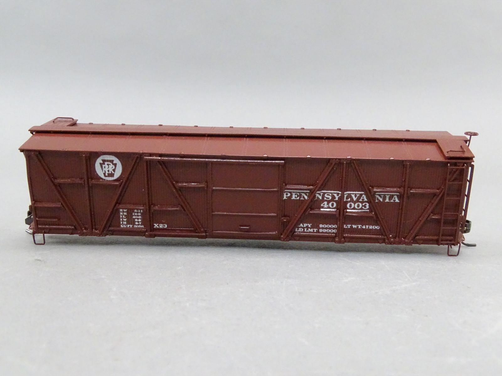 HO Brass Model - NJCB RS-607 PRR Pennsylvania X-23 Outside Braced Wood ...