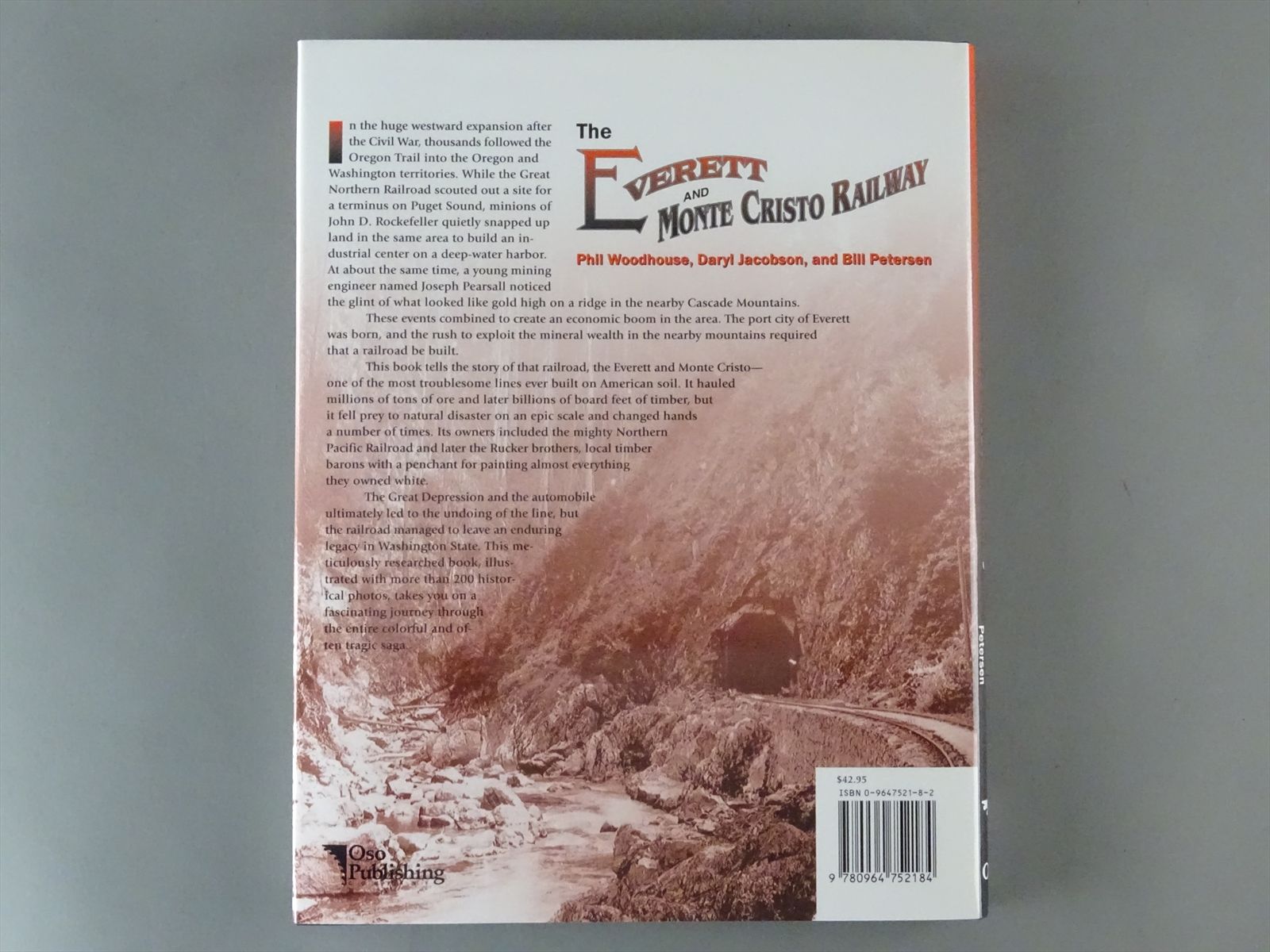 Railroad Book - The Everett And Monte Cristo Railway - Woodhouse ...