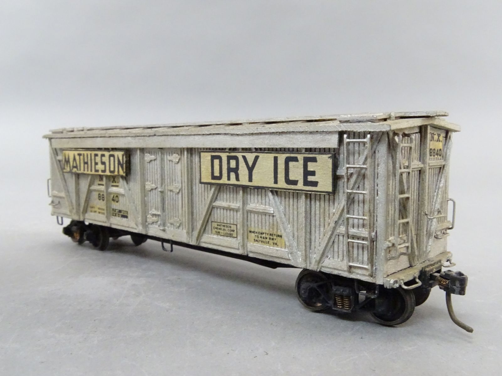 HO Assembled Ambroid Kit - NX Mathieson Dry Ice Car #8840 - Custom ...