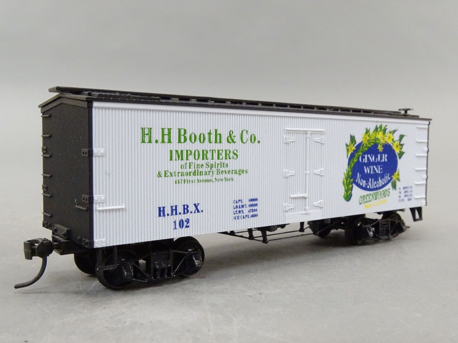 HO Plastic / Resin - HHBX H.H. Booth & Co. Ginger Wine Non-Alcoholic ...