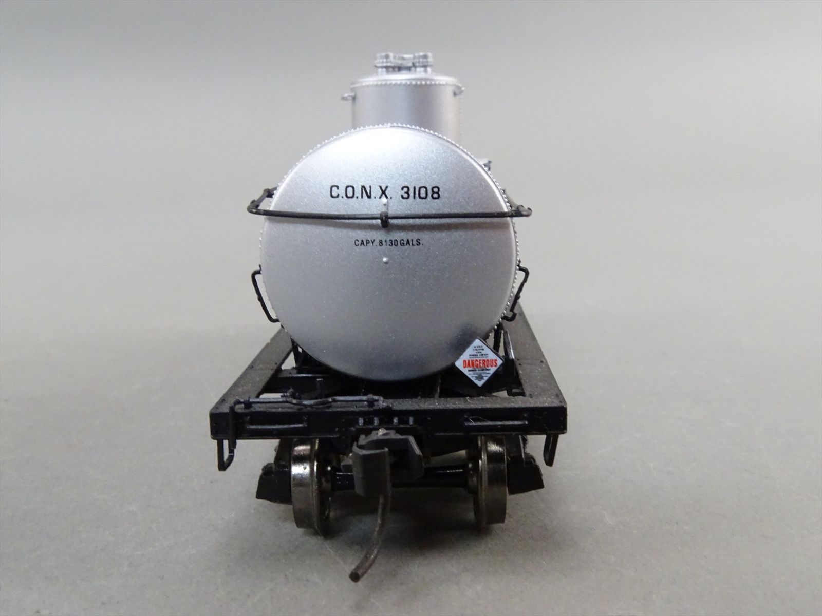 HO Built-Up Metal Car Kit - Thomas Tank CONX Conoco Single Dome Tank Car #3108 - F/P - No Box ...