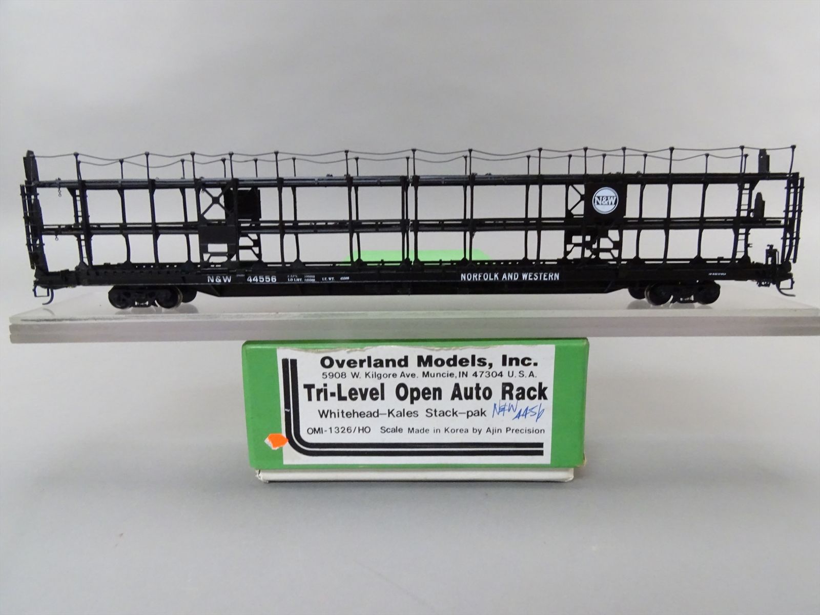HO Brass Model - OMI 1326 N&W Norfolk & Western Tri-Level Open Auto ...