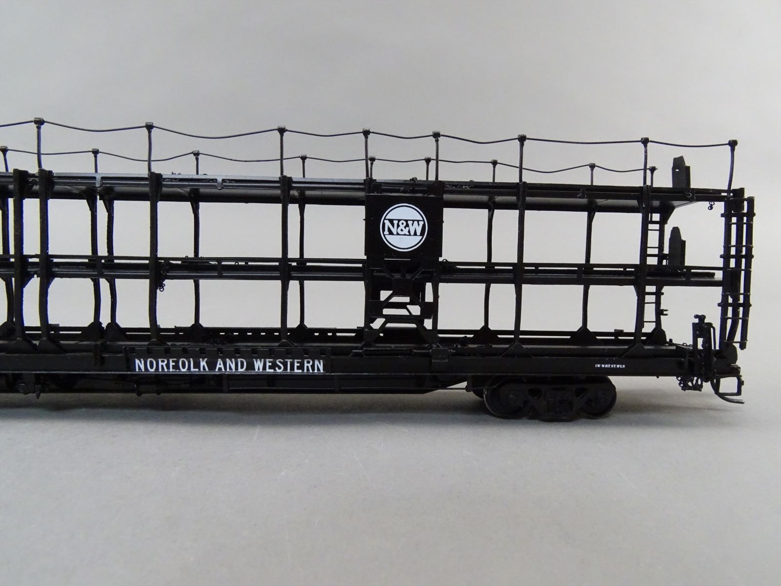 HO Brass Model - OMI 1326 N&W Norfolk & Western Tri-Level Open Auto ...