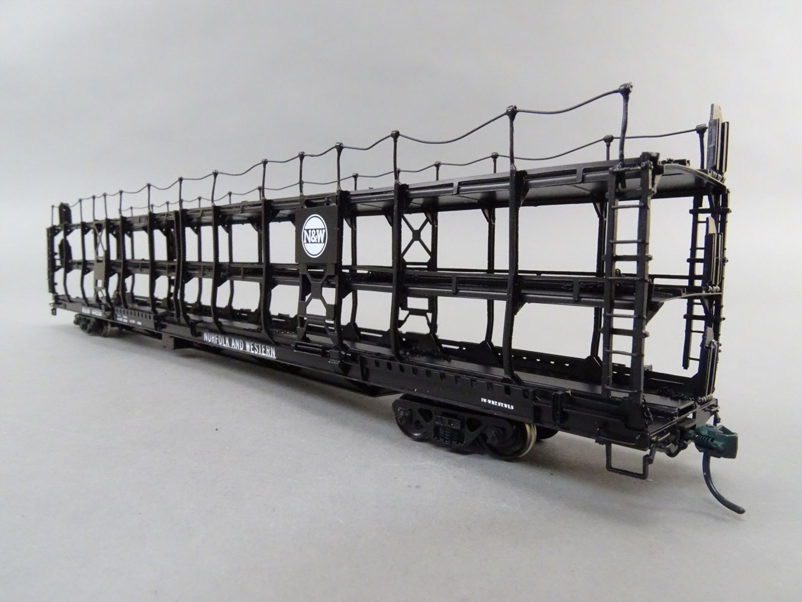 HO Brass Model - OMI 1326 N&W Norfolk & Western Tri-Level Open Auto ...
