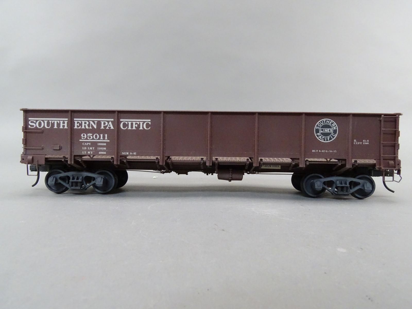 O Brass Model - DP SP Southern Pacific GS General Service Gondola Plate ...