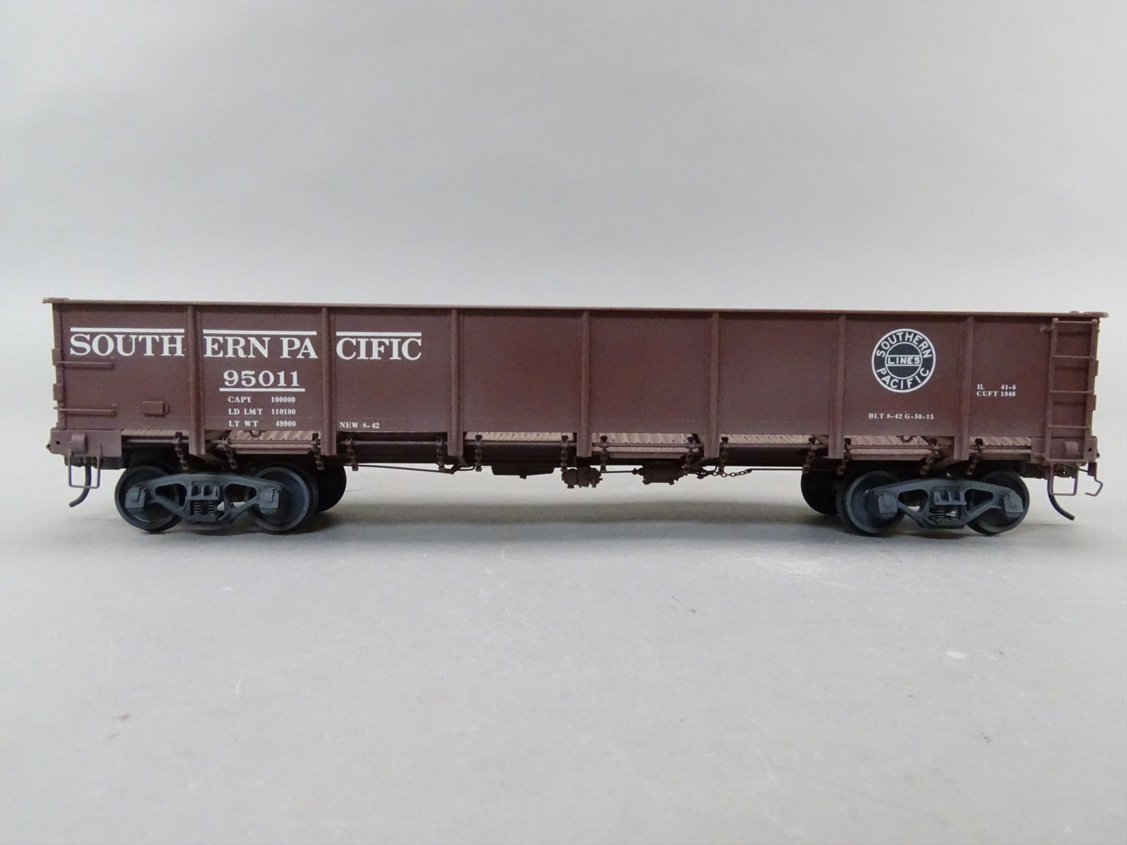 O Brass Model - DP SP Southern Pacific GS General Service Gondola Plate ...