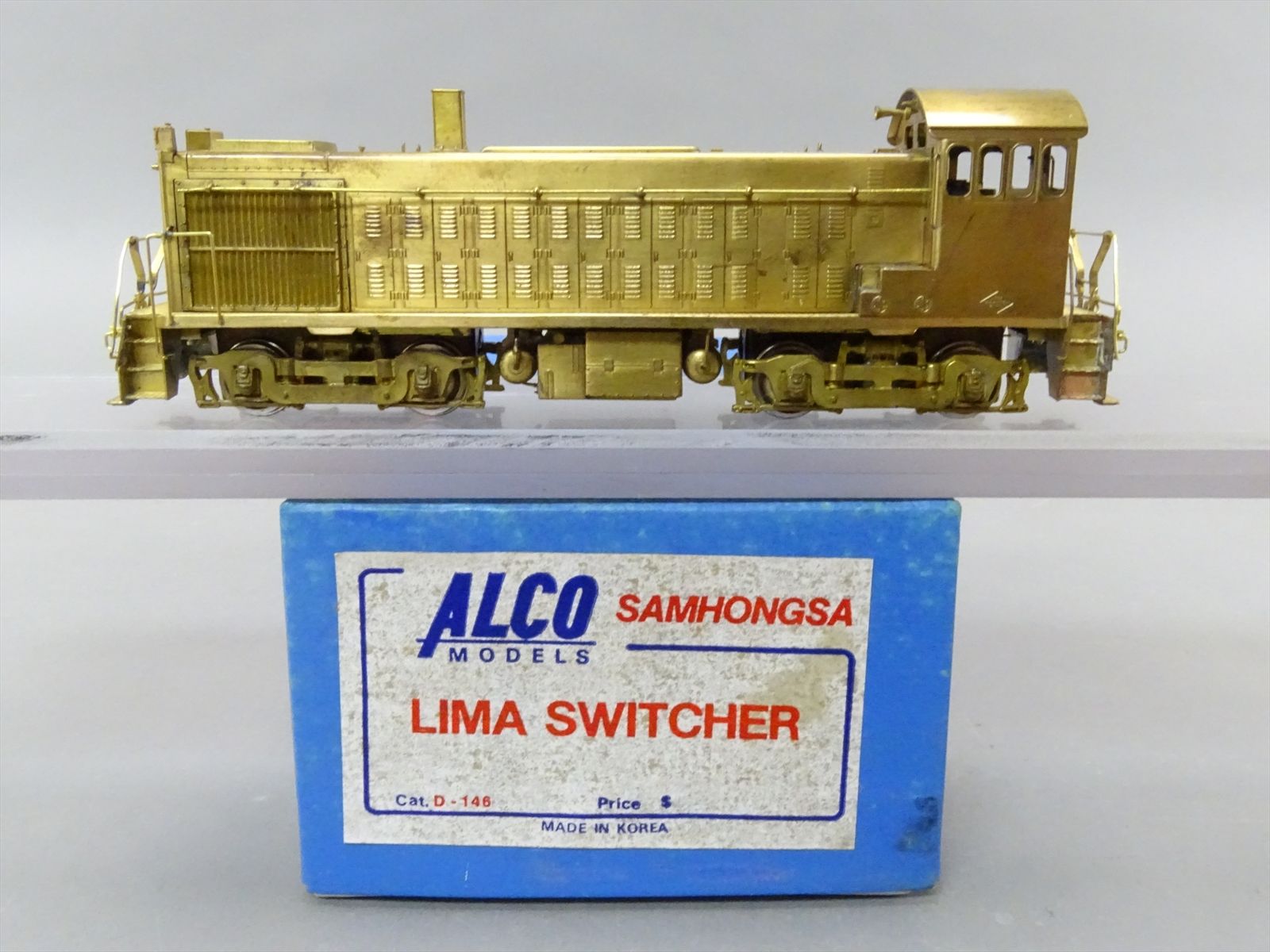 HO Brass Model - ALCO Models D-146 Lima Switcher Diesel Locomotive ...