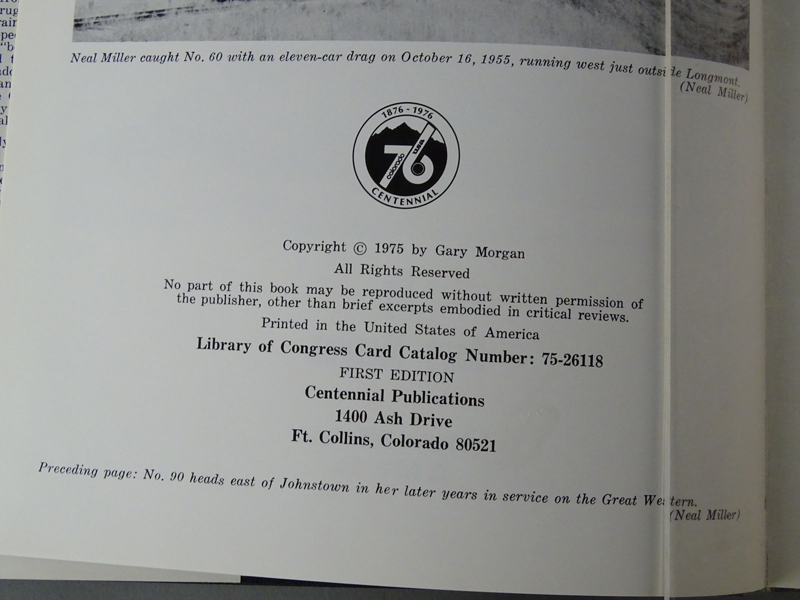 Railroad Book - Sugar Tramp Colorado's Great Western Railway - Gary ...