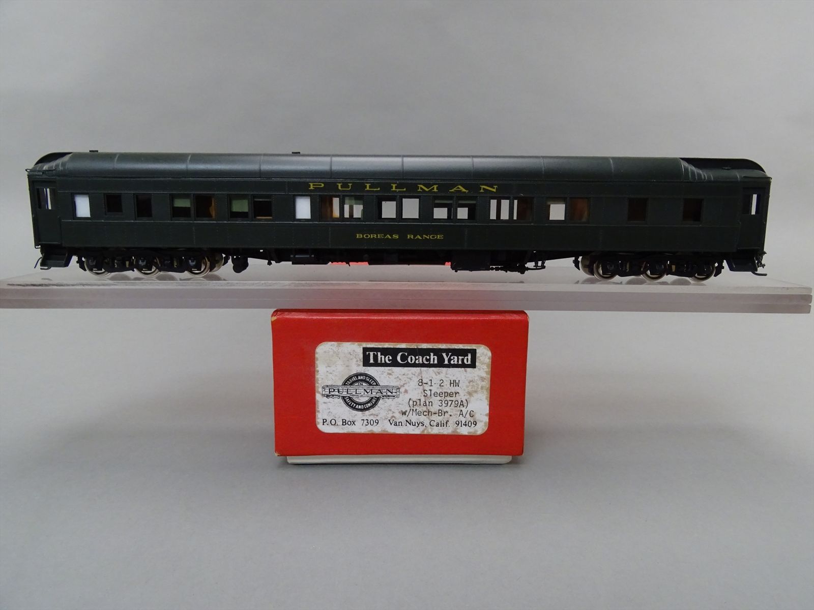 HO Brass Model - TCY Pullman 8-1-2 HW Heavyweight Sleeper Plan 3979A ...