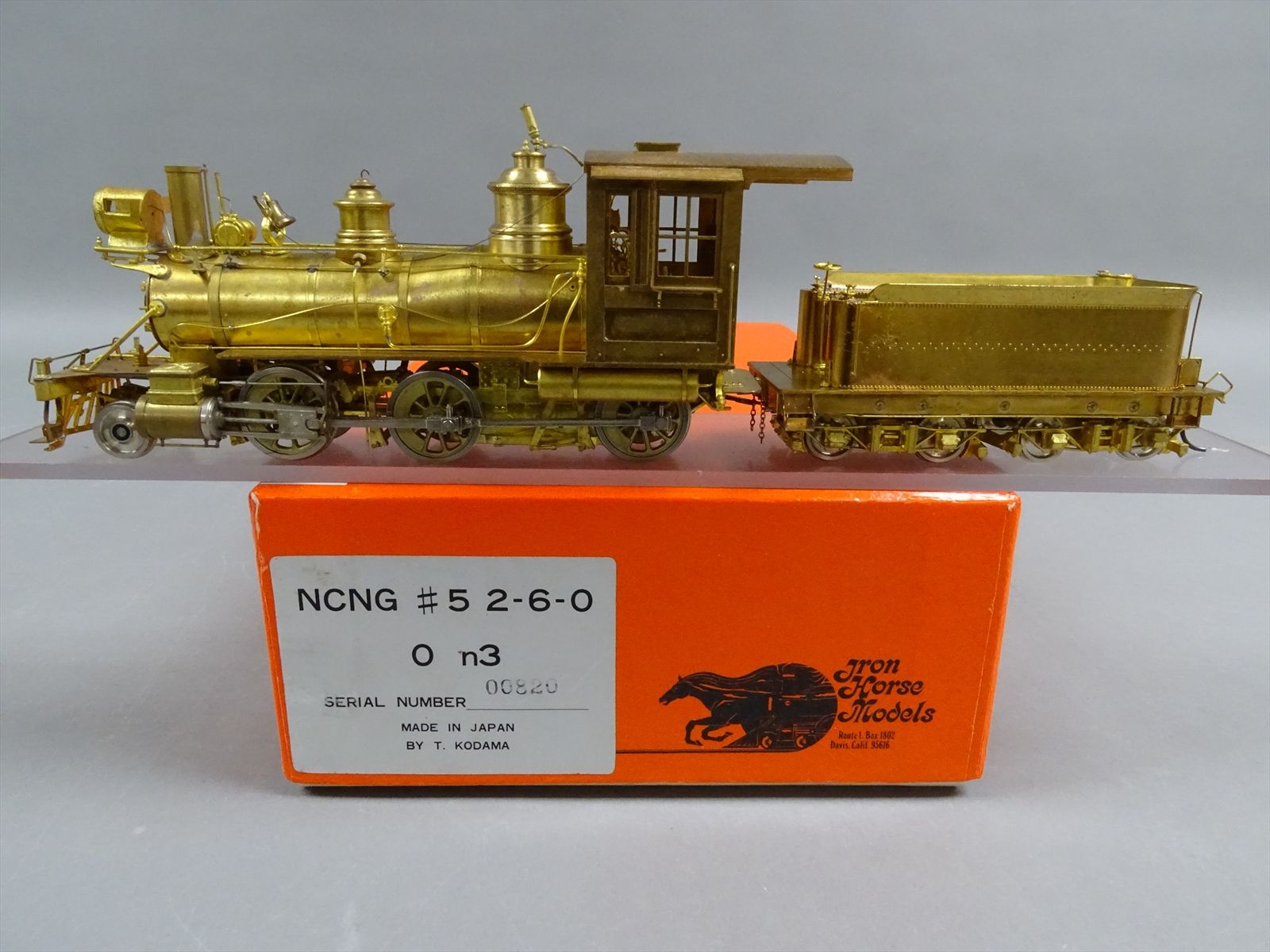 On3 Brass Model - PSC NCNG Nevada County Narrow Gauge #5 2-6-0 ...