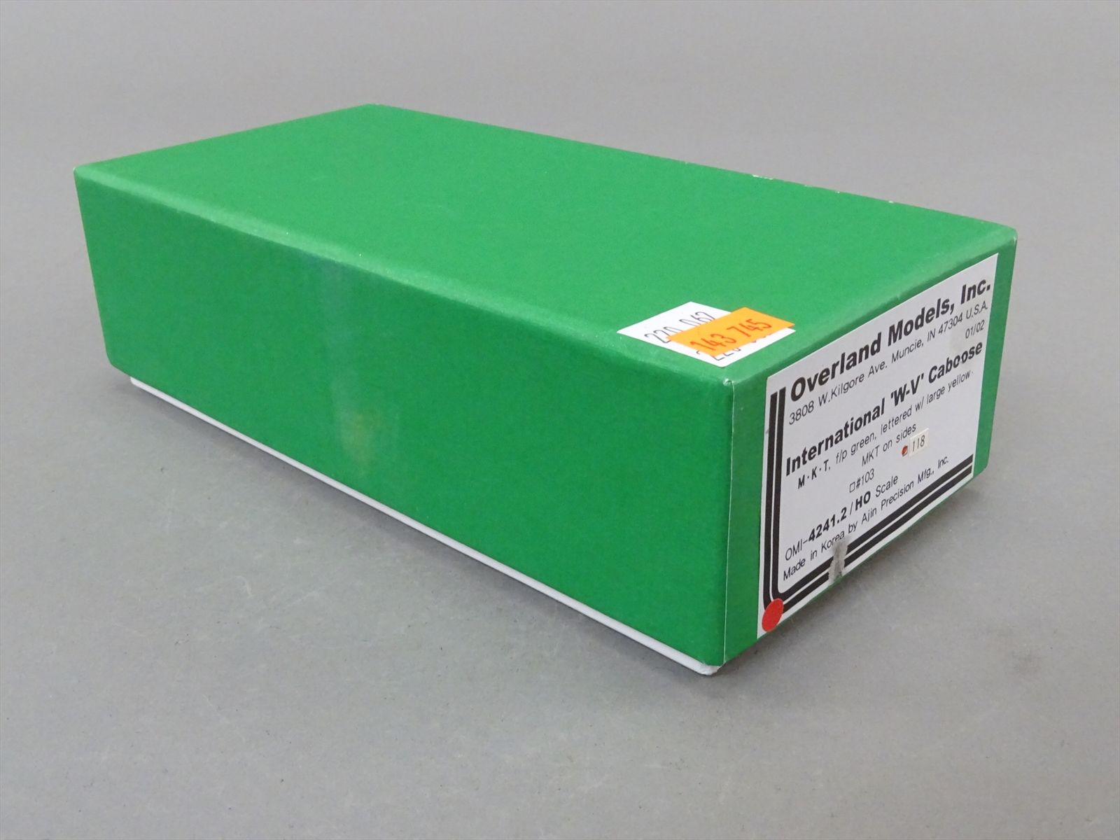 HO Brass Model - OMI 4241.2 MKT Missouri Kansas Texas Katy W-V Caboose ...