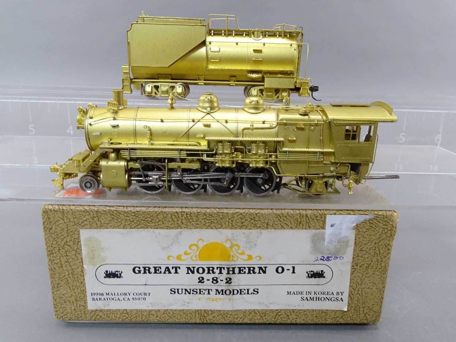 HO Brass Model - Sunset GN Great Northern 2-8-2 O-1 Mikado - Unpainted ...