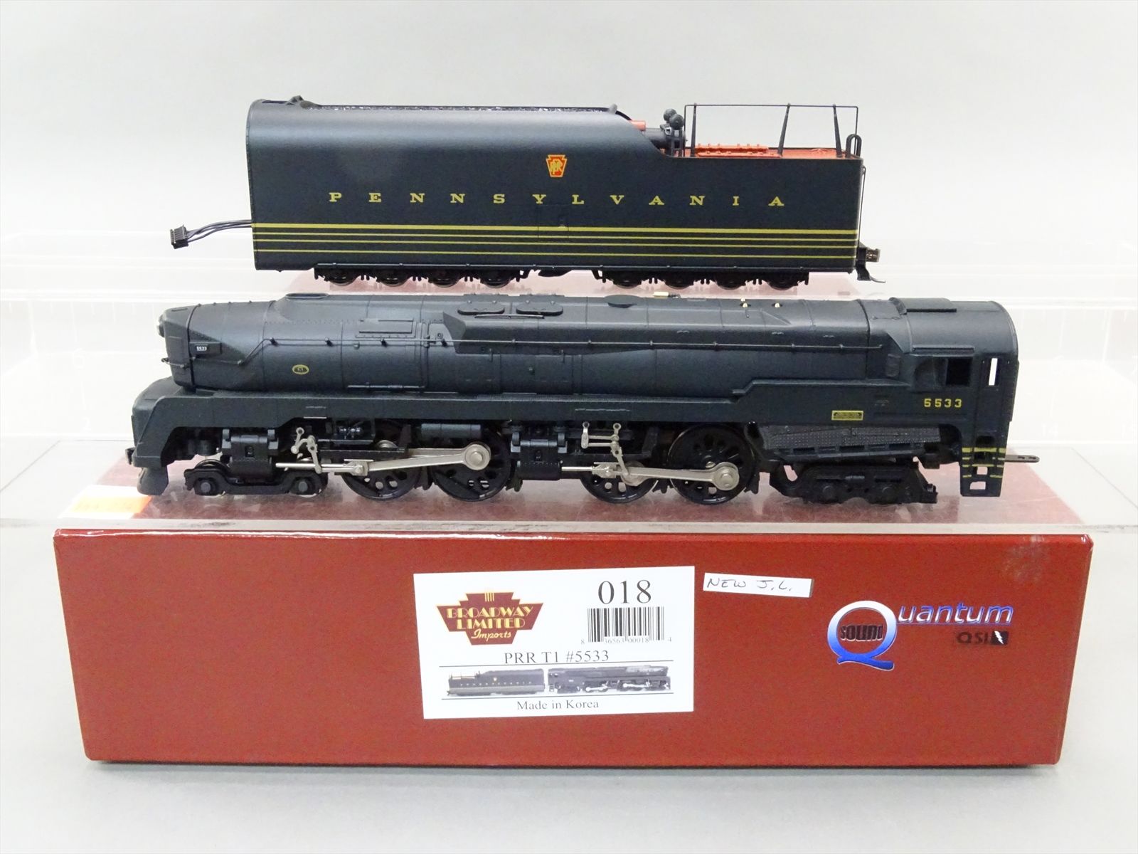 HO Scale Model - BLI Broadway Limited 018 PRR Pennsylvania 4-4-4-4 T-1 #5533 - F/P + DCC + Sound ...