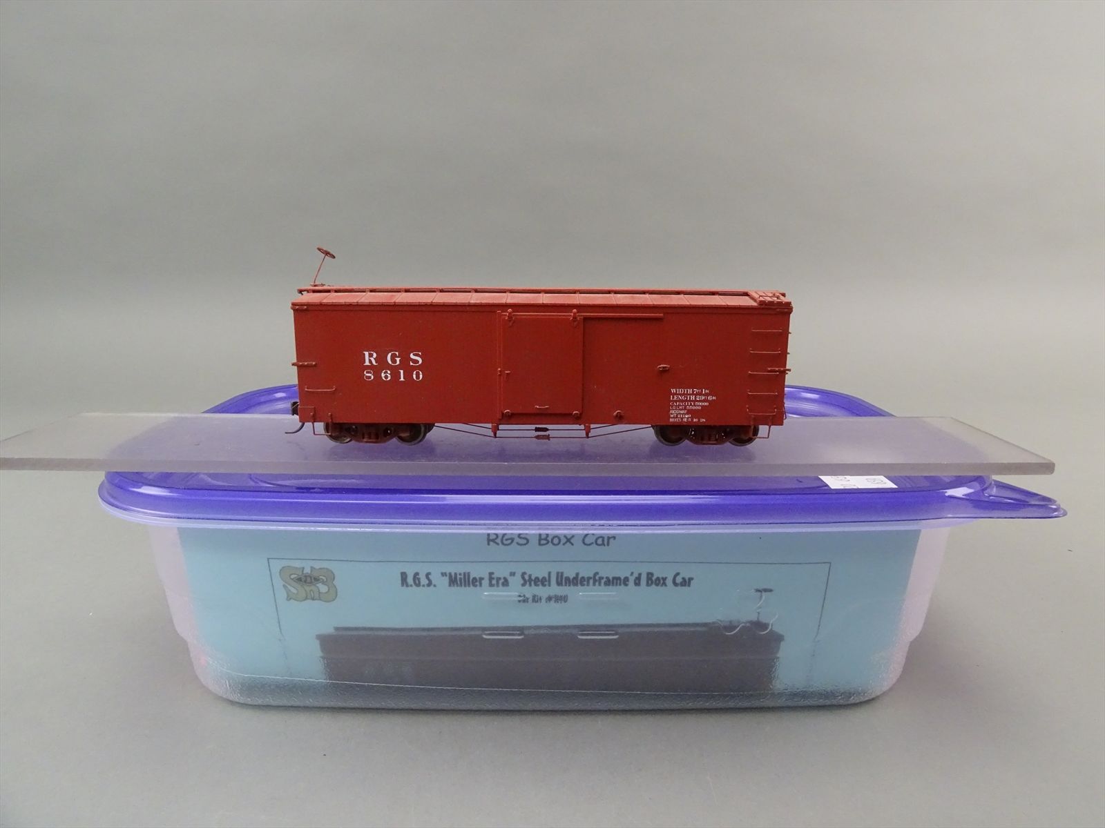 Sn3 Scale Model Kit - PBL R40 RGS Rio Grande Southern Miller Era Steel ...