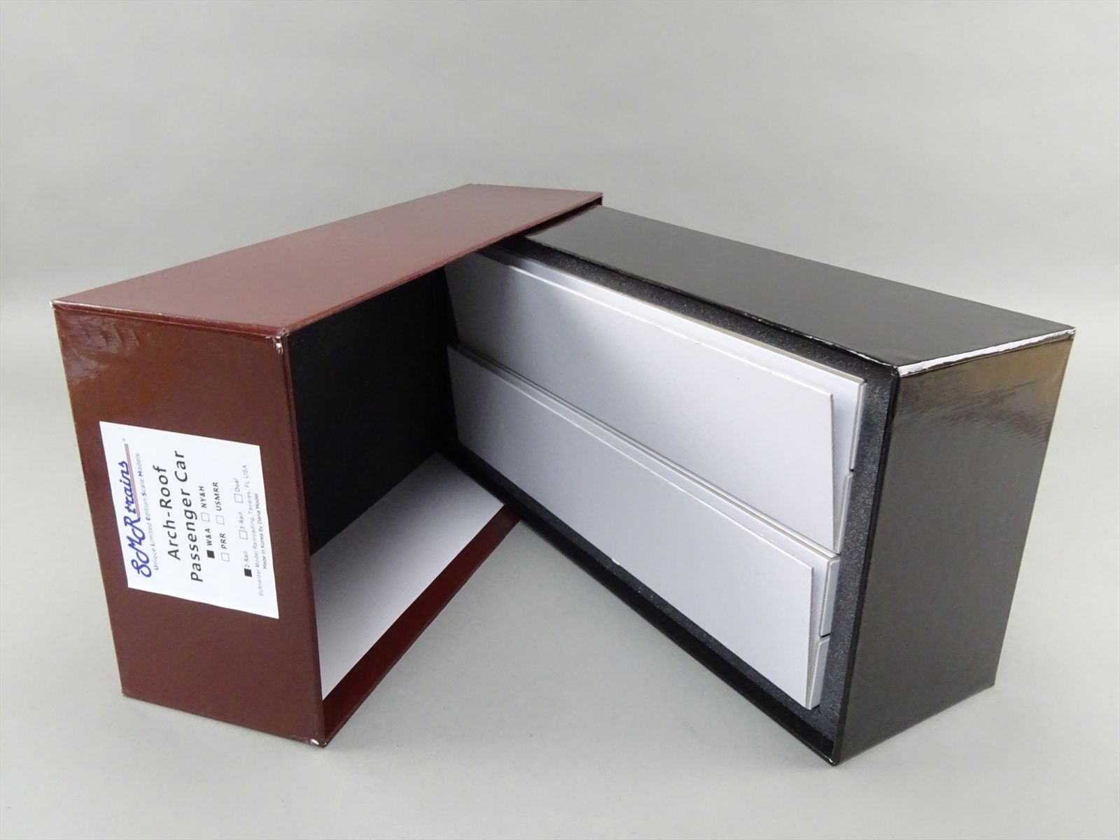 O Brass Model 2 Rail - SMR W&A Western & Atlantic Arch Roof Passenger ...