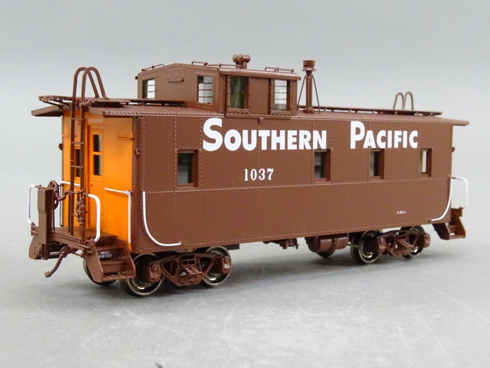 HO Brass Model - CIL 2418.1 SP Southern Pacific Steel Caboose C-40-1 ...