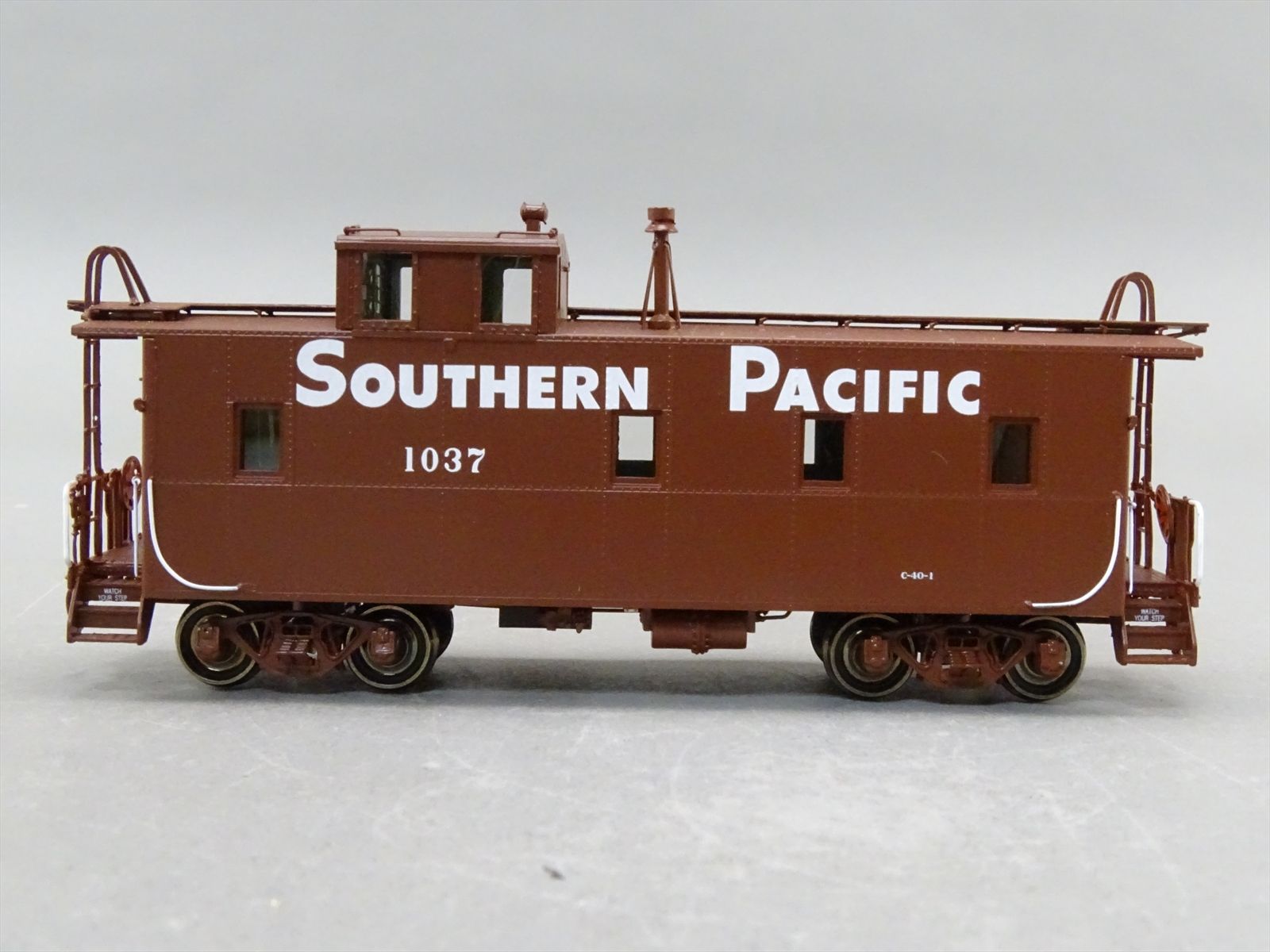 HO Brass Model - CIL 2418.1 SP Southern Pacific Steel Caboose C-40-1 ...
