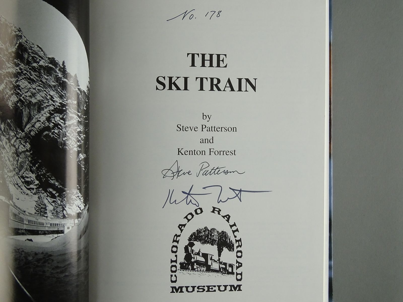 Railroad Book - The Ski Train (Revised) - Patterson & Forrest - SIGNED ...