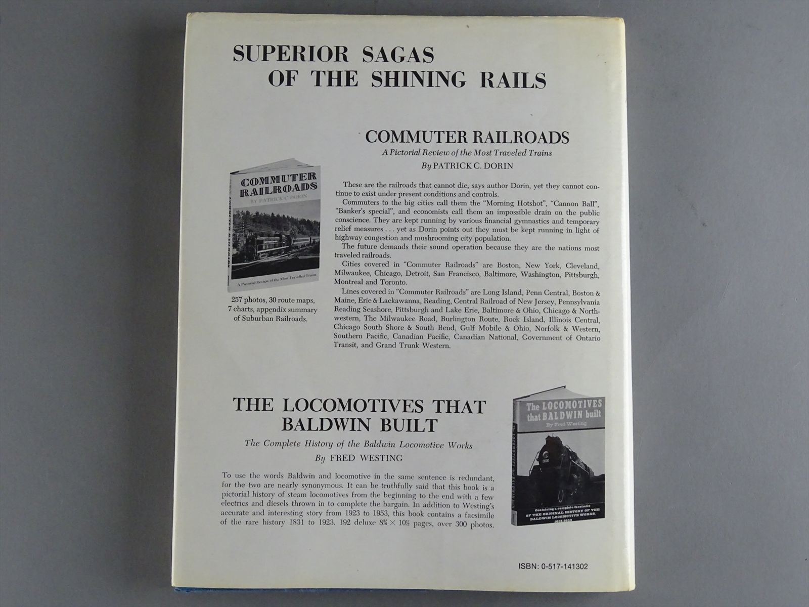 Railroad Book - Lines West - Charles R. Wood - 192 Pages