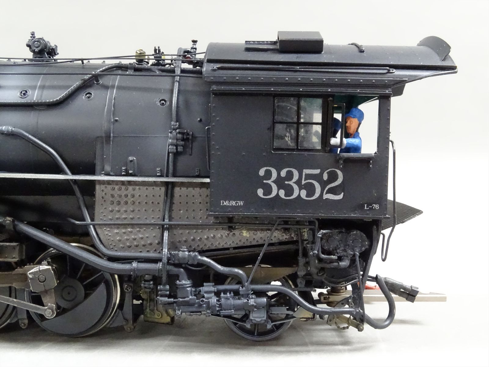 O Brass Model - PSC 17171 D&RGW Rio Grande L-76 2-6-6-2 #3352 - Pro ...