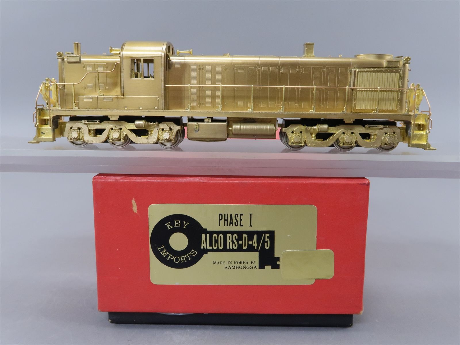 HO Brass Model - Key ALCO RSD-4/5 Phase I - Unpainted - Samhongsa