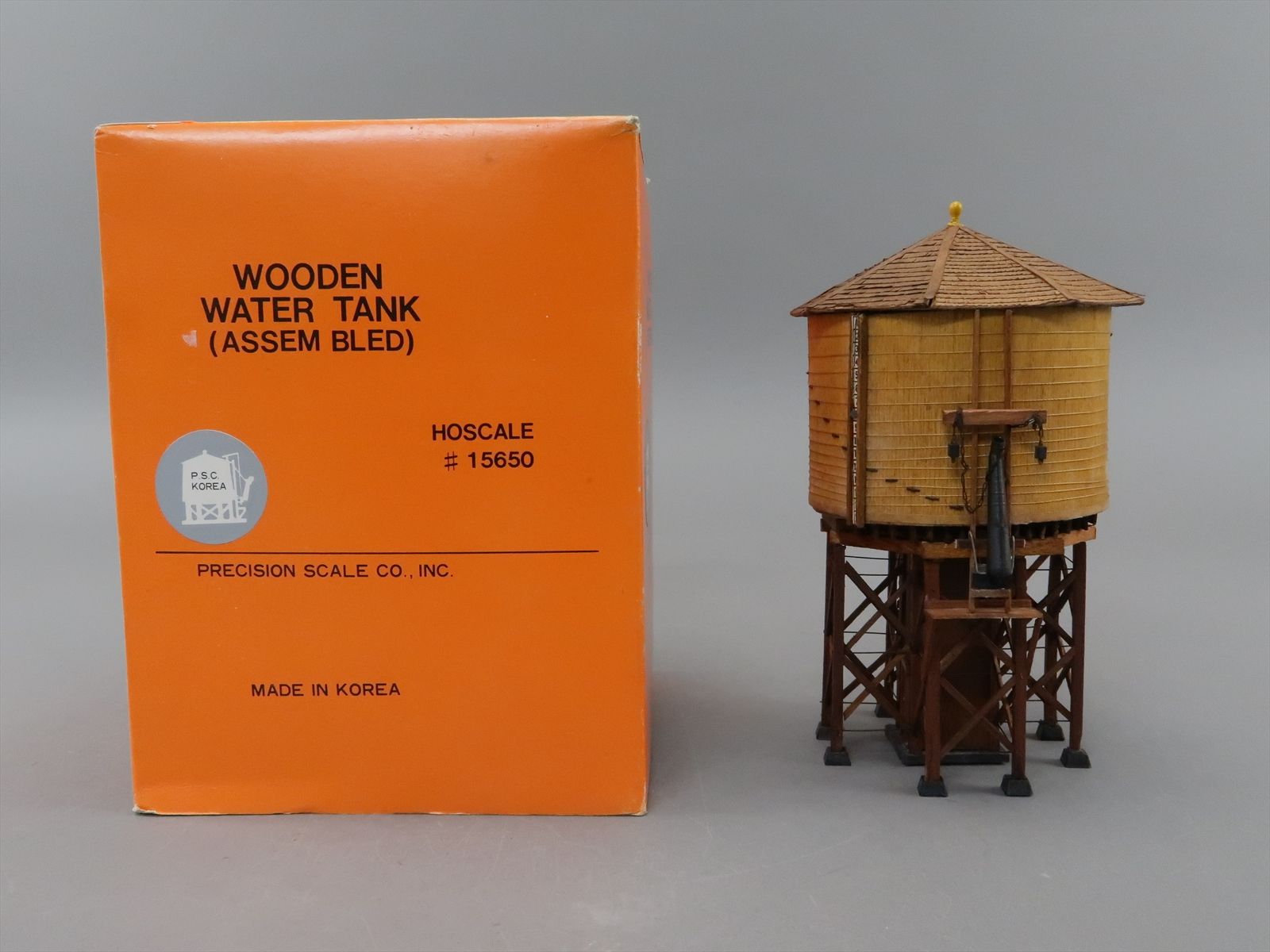 HO Model - PSC 15650 Wooden Water Tank - Custom - Made in Korea