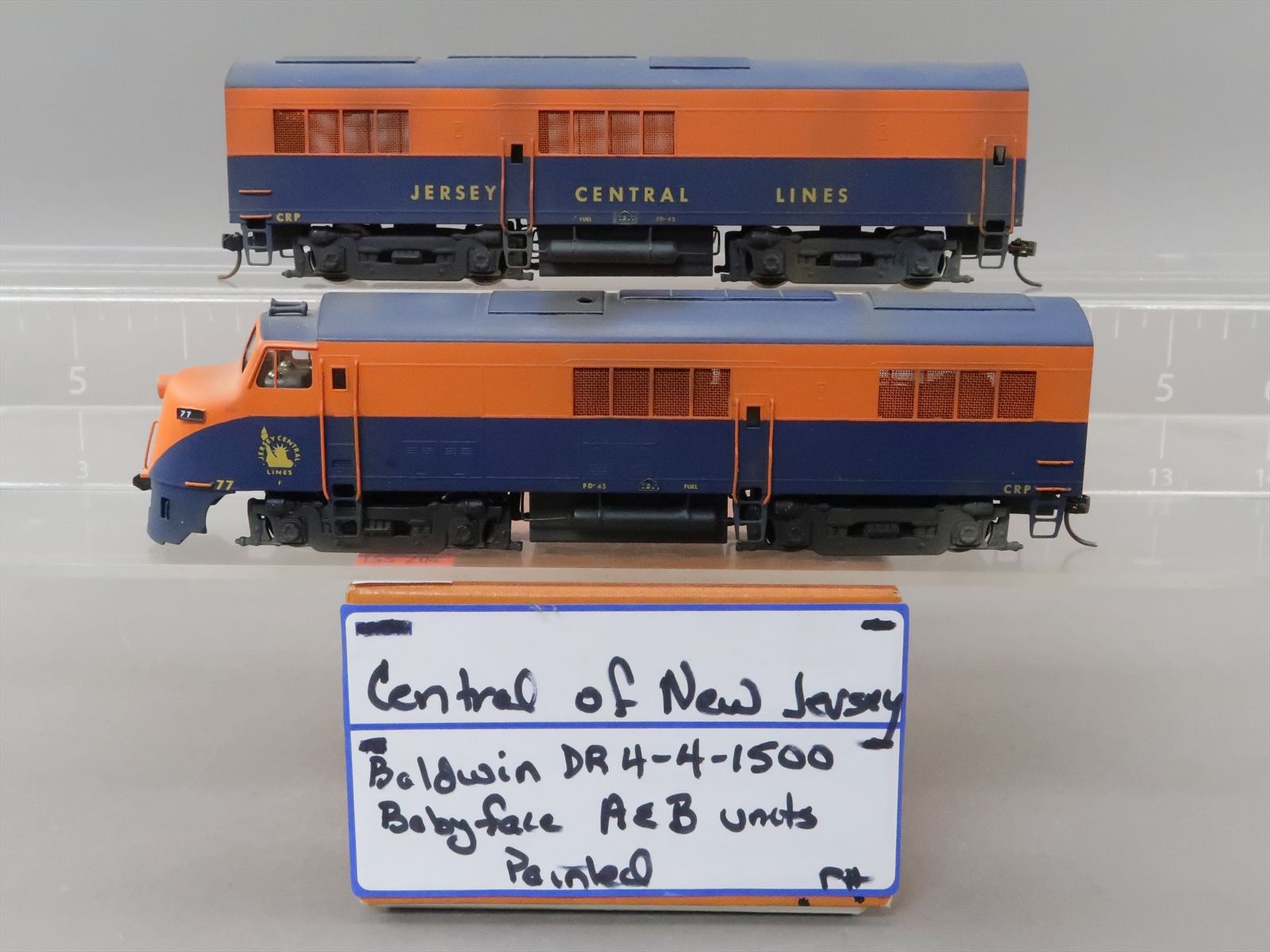 HO Brass Model - Hallmark CNJ Jersey Central Baldwin DR-4-4 1500 A-B ...