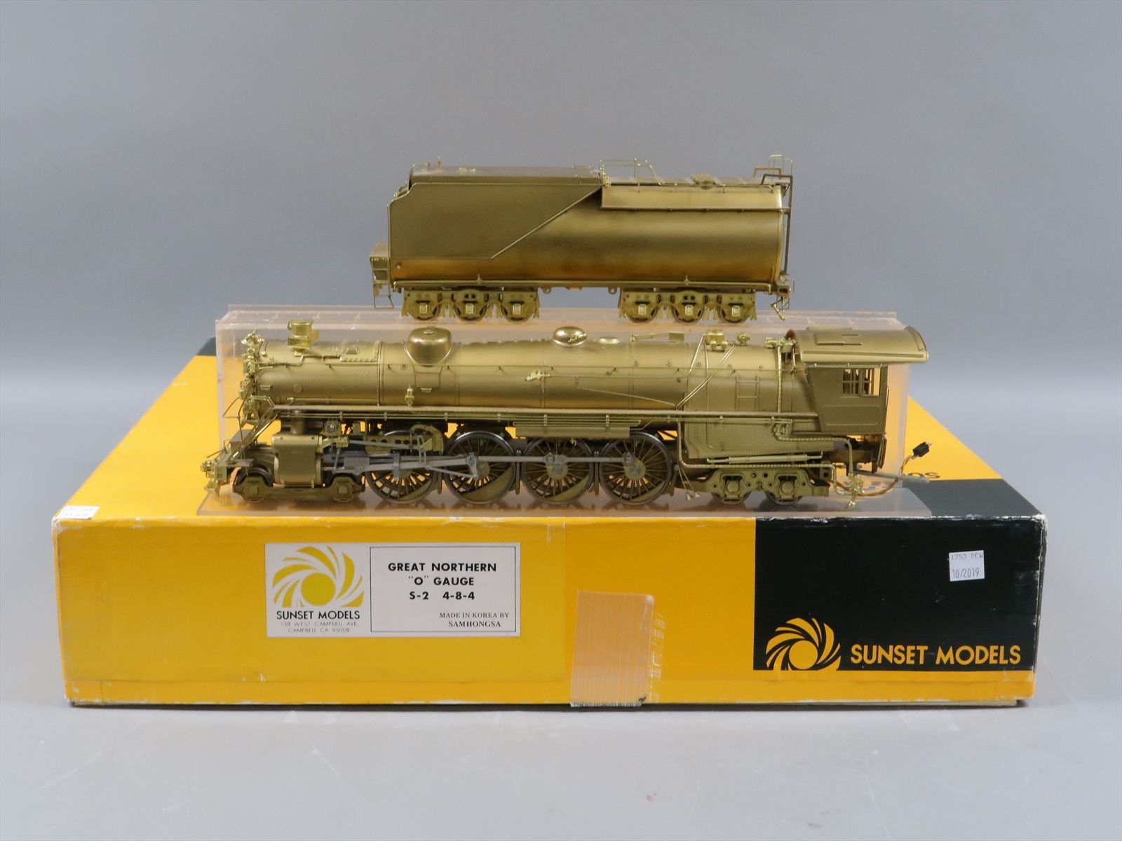 O Brass Model - Sunset GN Great Northern S-2 4-8-4 - Unpainted -1991 ...