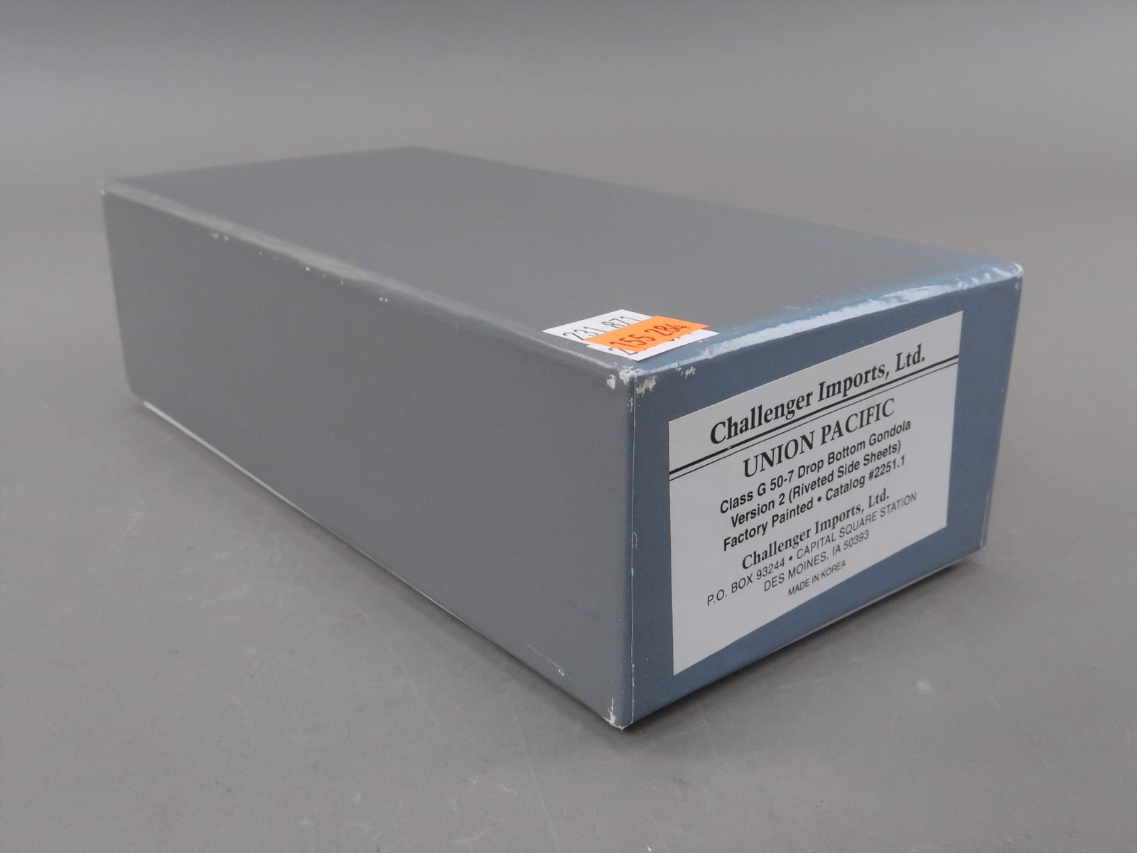 HO Brass Model - CIL 2251.1 UP Union Pacific G 50-7 Drop Bottom Gondola ...