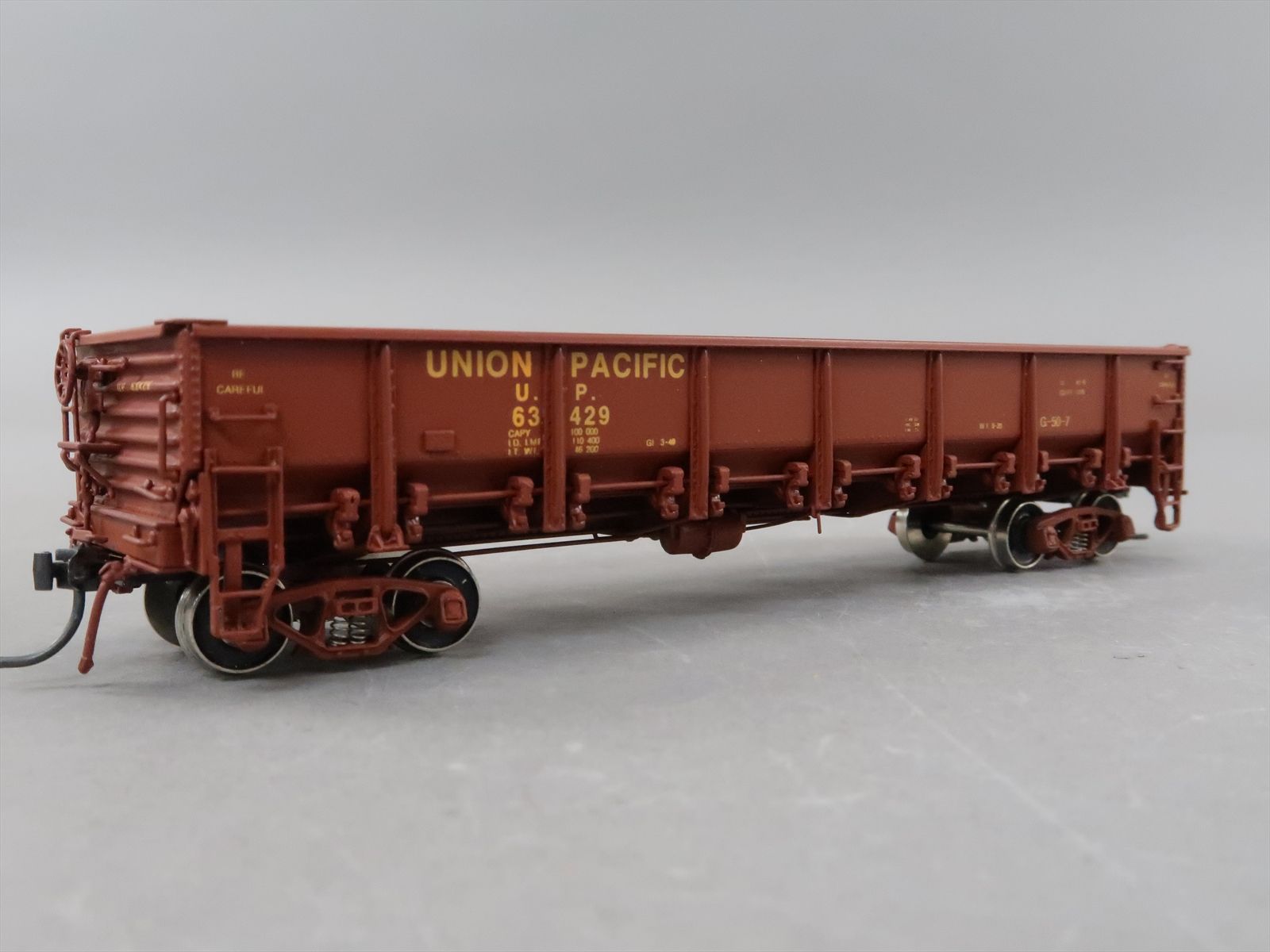 HO Brass Model - CIL 2251.1 UP Union Pacific G 50-7 Drop Bottom Gondola ...