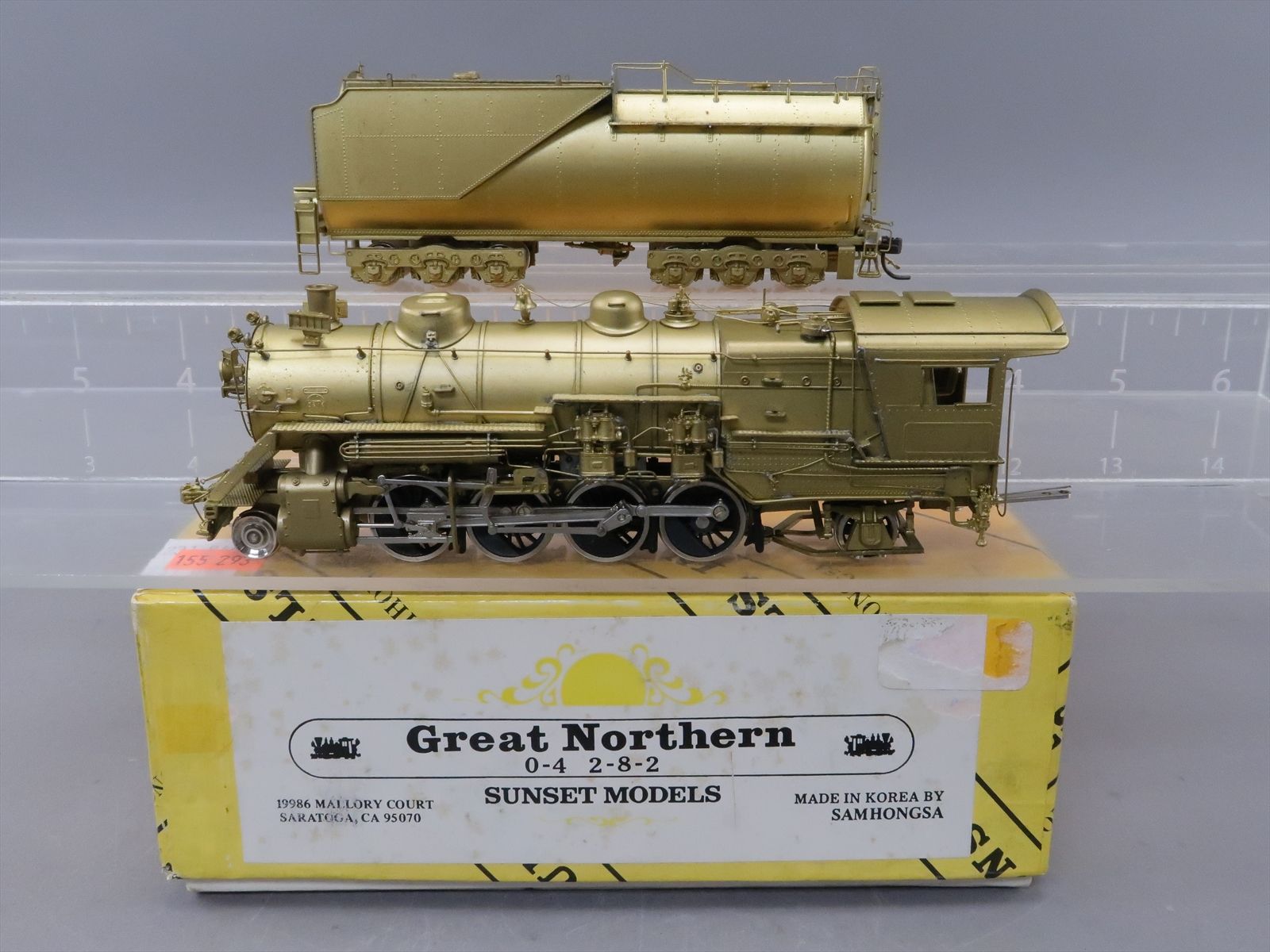 HO Brass Model - Sunset GN Great Northern O-4 2-8-2 - Unpainted - 1977 ...