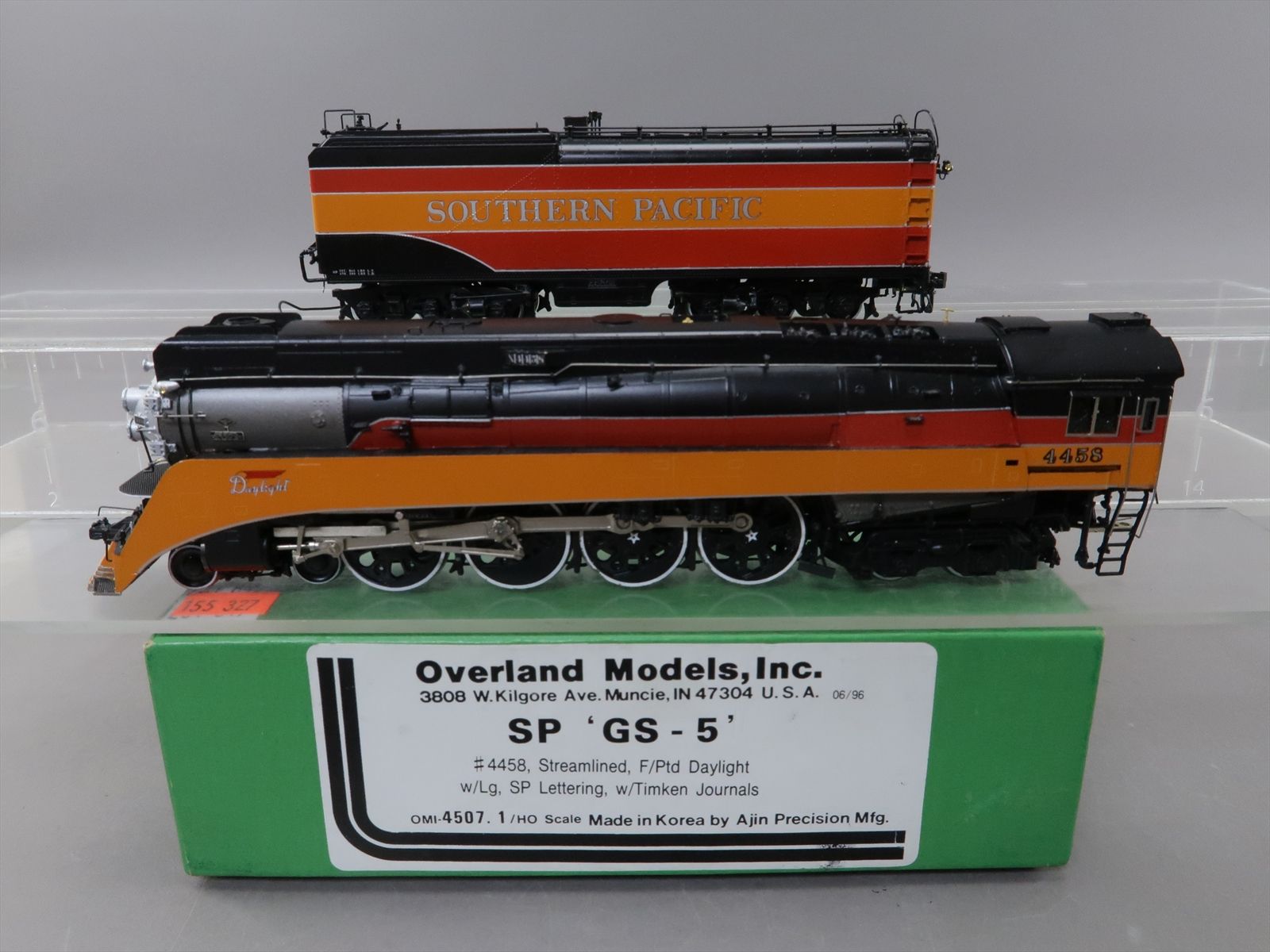 HO Brass Model - OMI 4507.1 SP Southern Pacific GS-5 4-8-4 Streamlined Daylight Skyline Casing ...