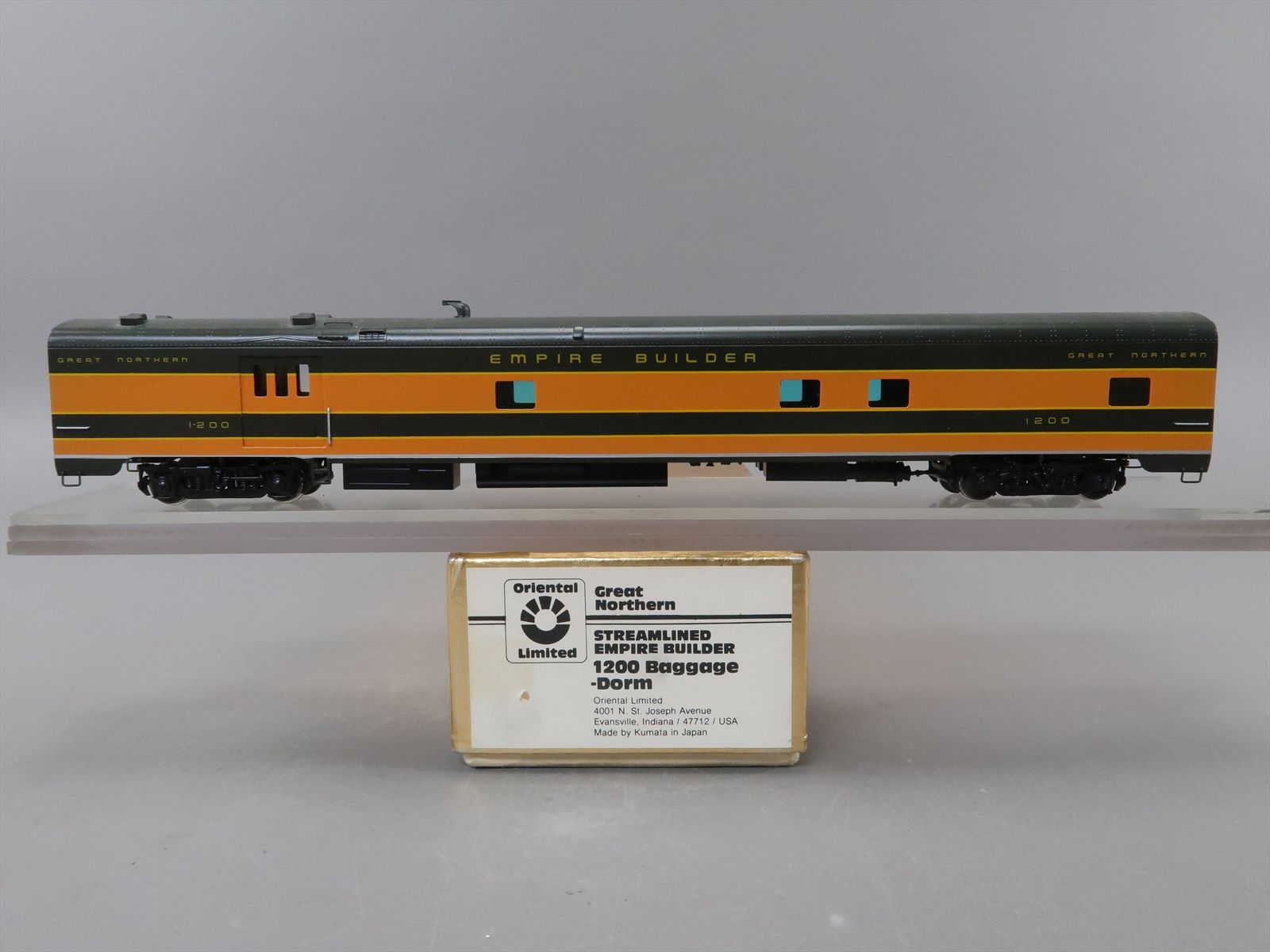 HO Brass Model - Oriental GN Great Northern Streamlined Baggage Dorm ...