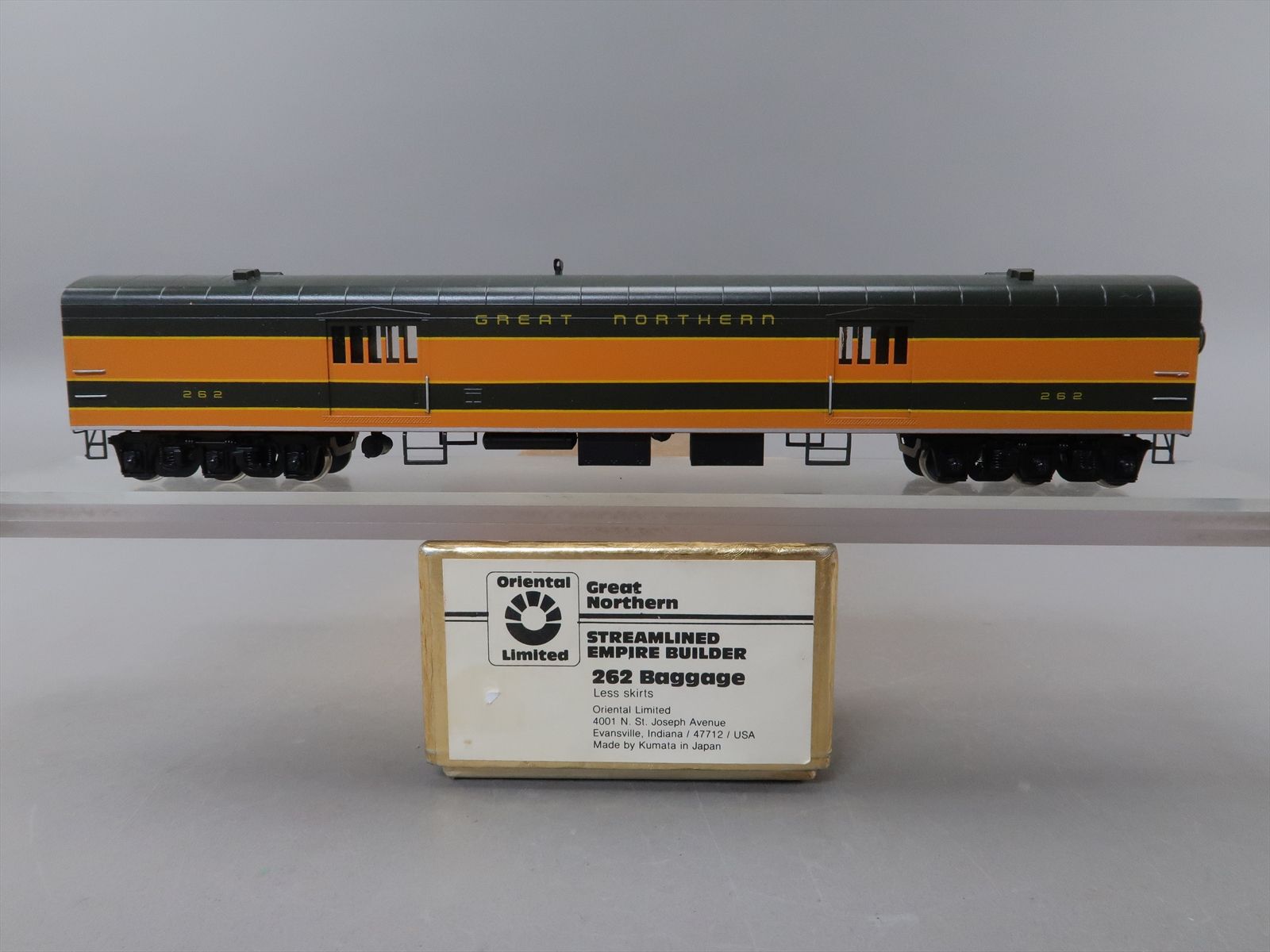 HO Brass Model - Oriental GN Great Northern Streamlined Baggage Car ...